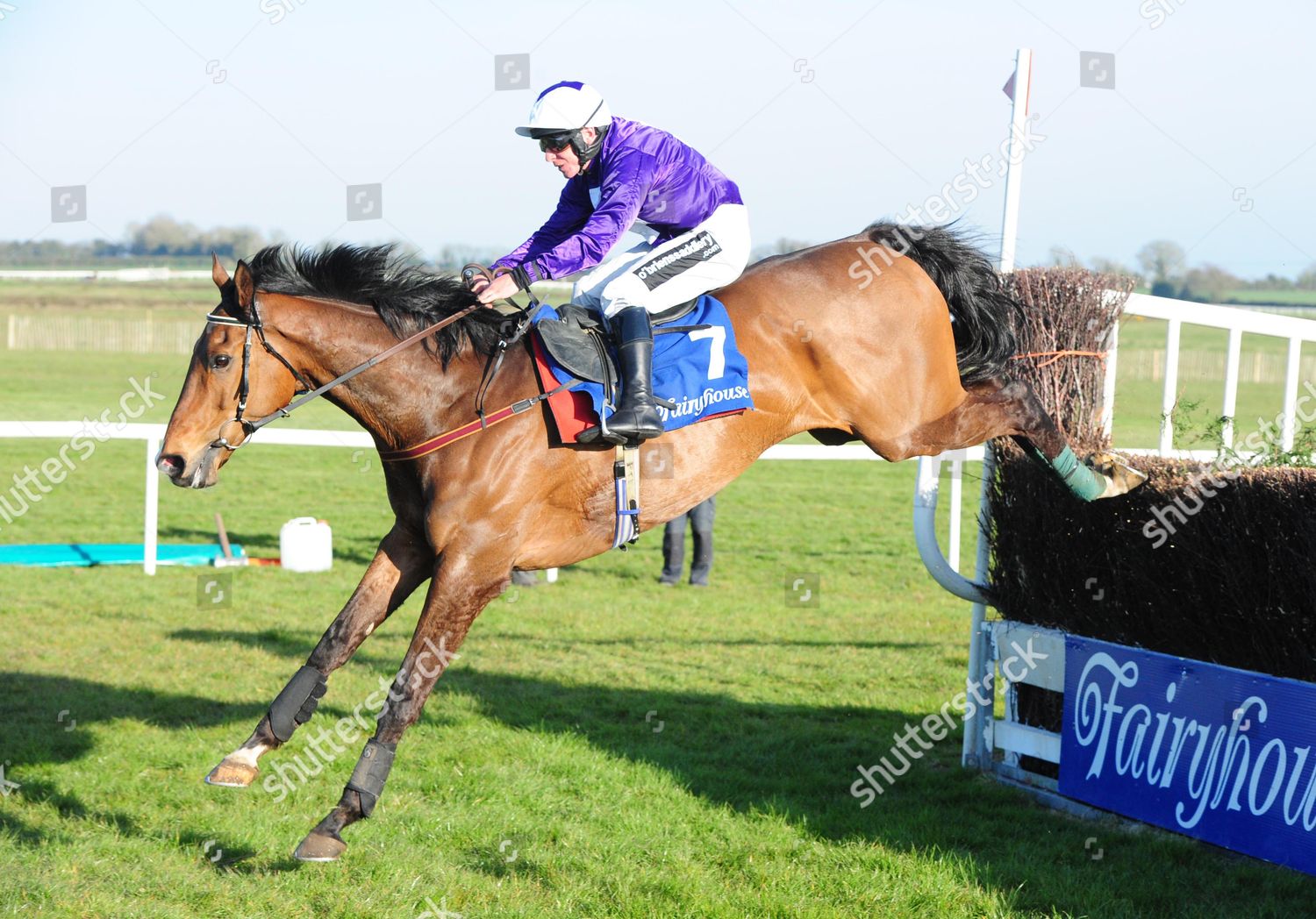 Fairyhouse Young Finnegan Philip Enright Jump Editorial Stock Photo ...