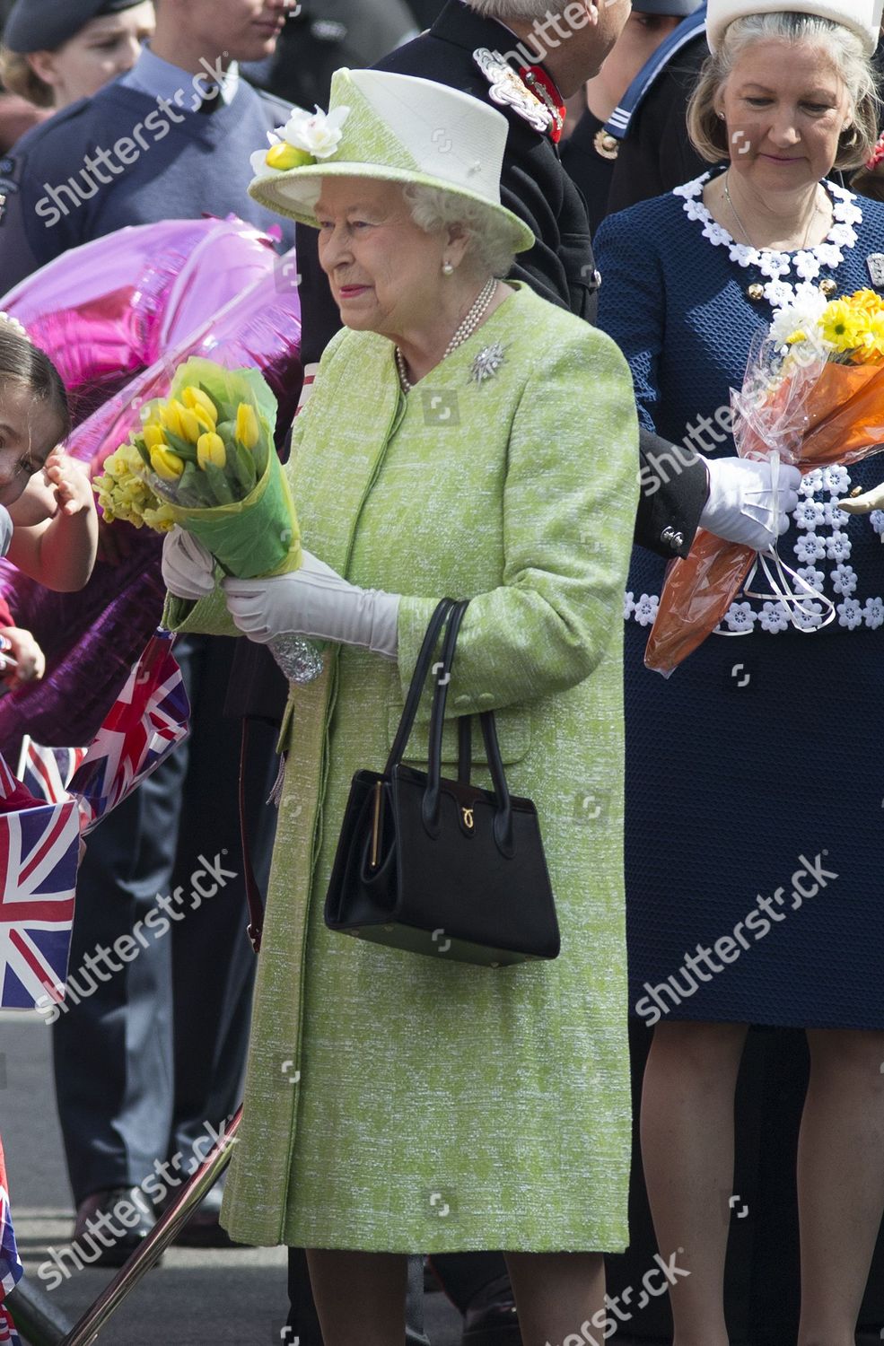 Queen Elizabeth Ii Unveils Plaque Marking Editorial Stock Photo - Stock ...