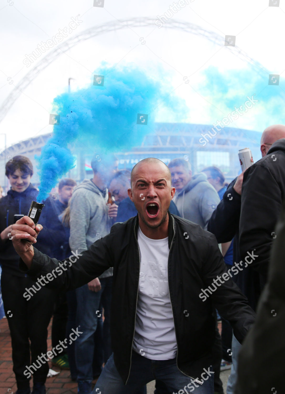 Everton Fan Flare Editorial Stock Photo - Stock Image | Shutterstock