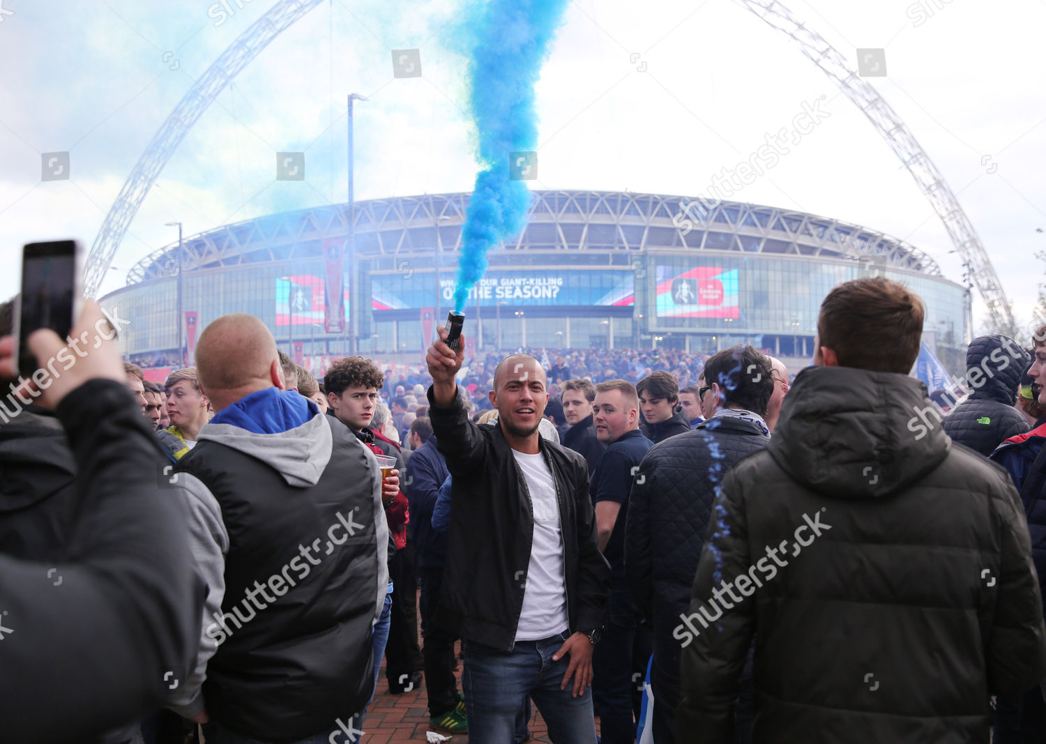 Everton Fan Flare Editorial Stock Photo - Stock Image | Shutterstock