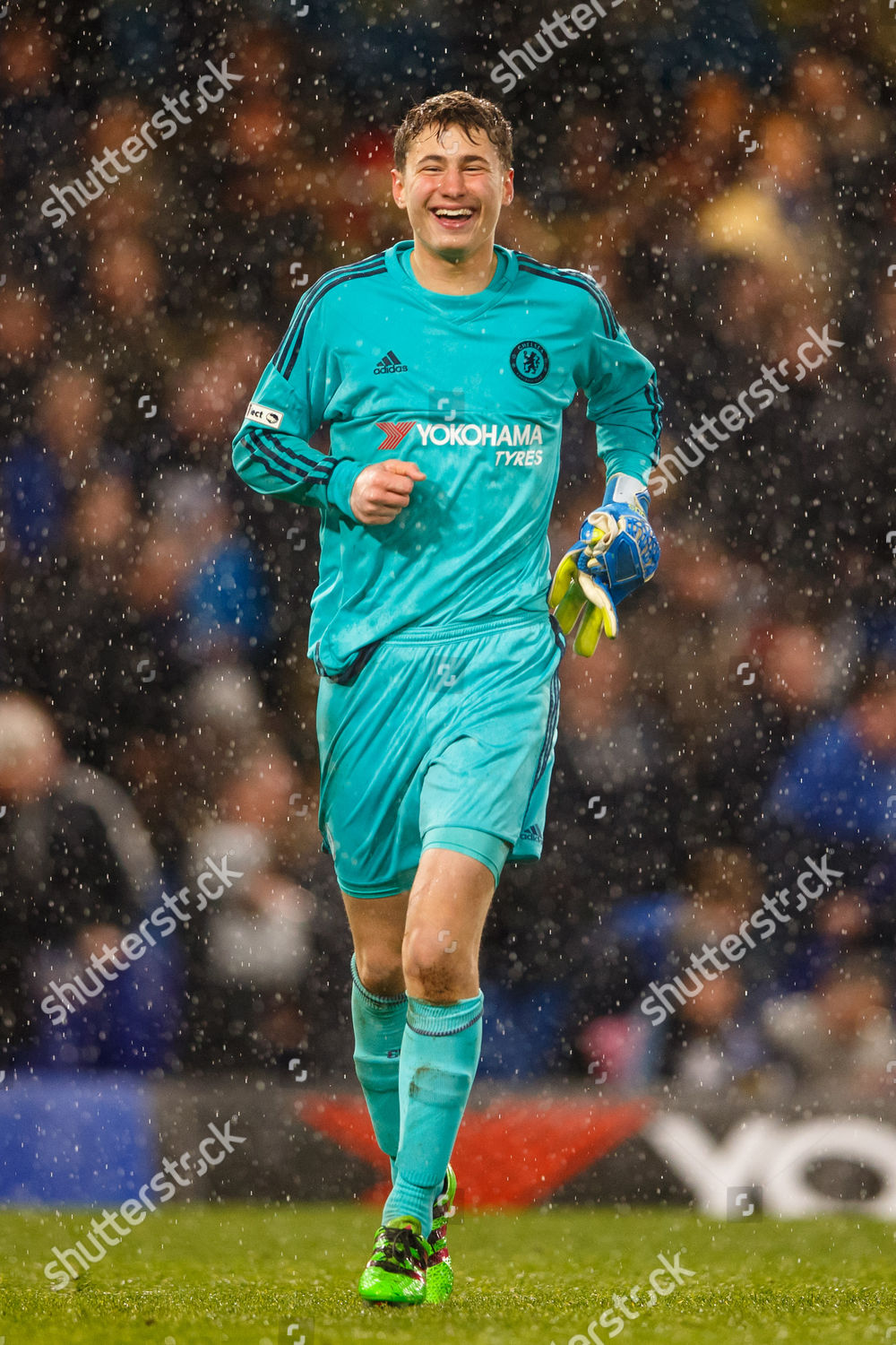 Goalkeeper Nathan Baxter Chelsea U18 Celebrates Editorial Stock Photo ...