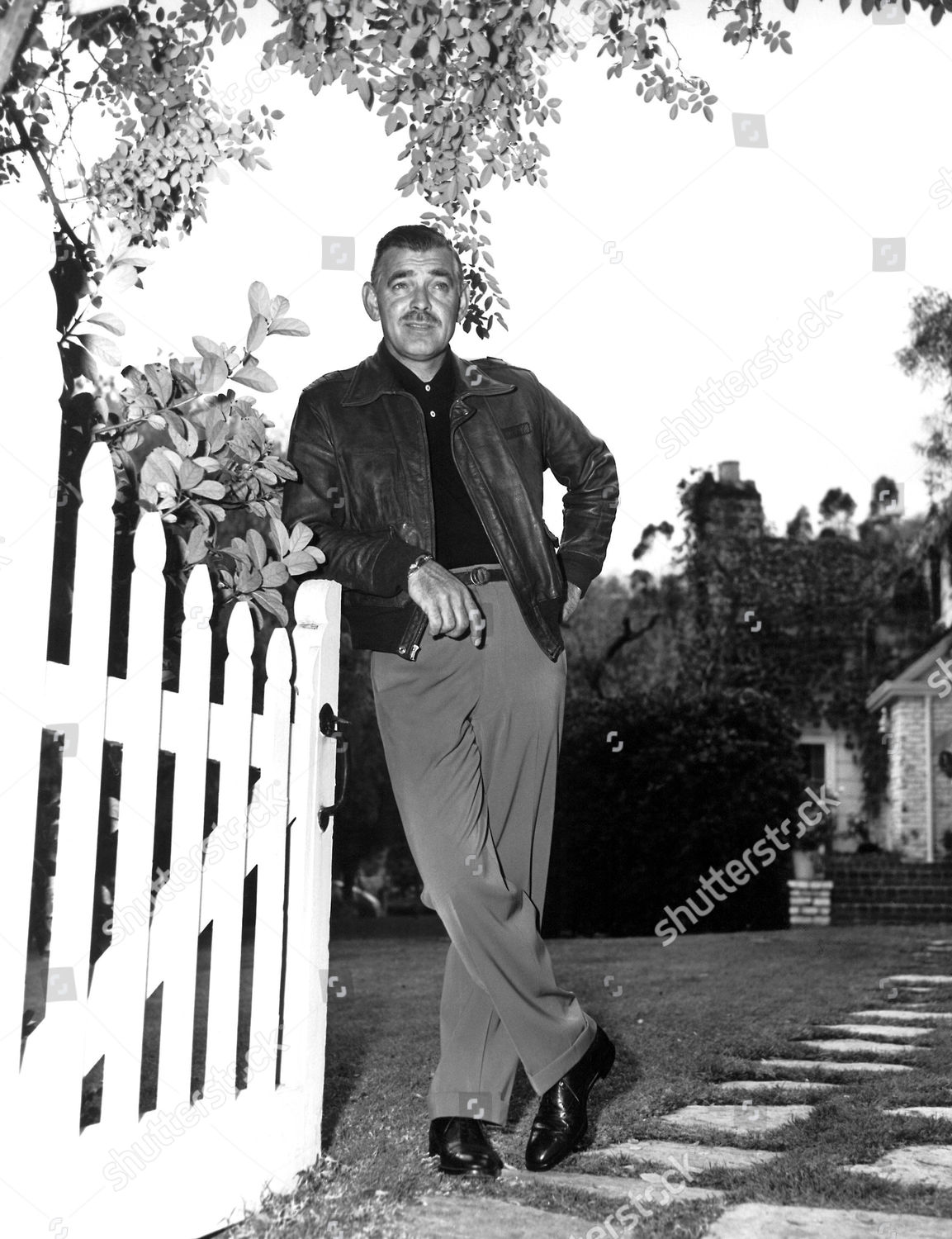 Clark Gable Gate His Encino California Editorial Stock Photo - Stock ...