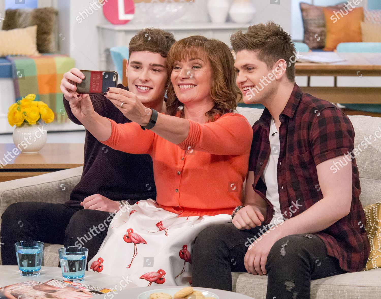 Joe Woolford Lorraine Kelly Jake Shakeshaft Editorial Stock Photo ...