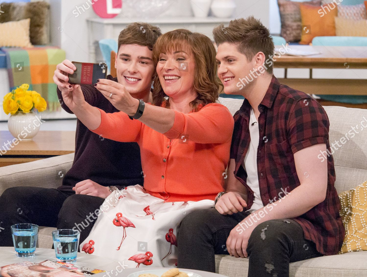 Joe Woolford Lorraine Kelly Jake Shakeshaft Editorial Stock Photo ...