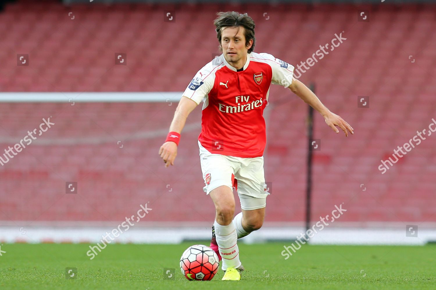 Tomas Rosicky Arsenal Action During Arsenal Editorial Stock Photo ...