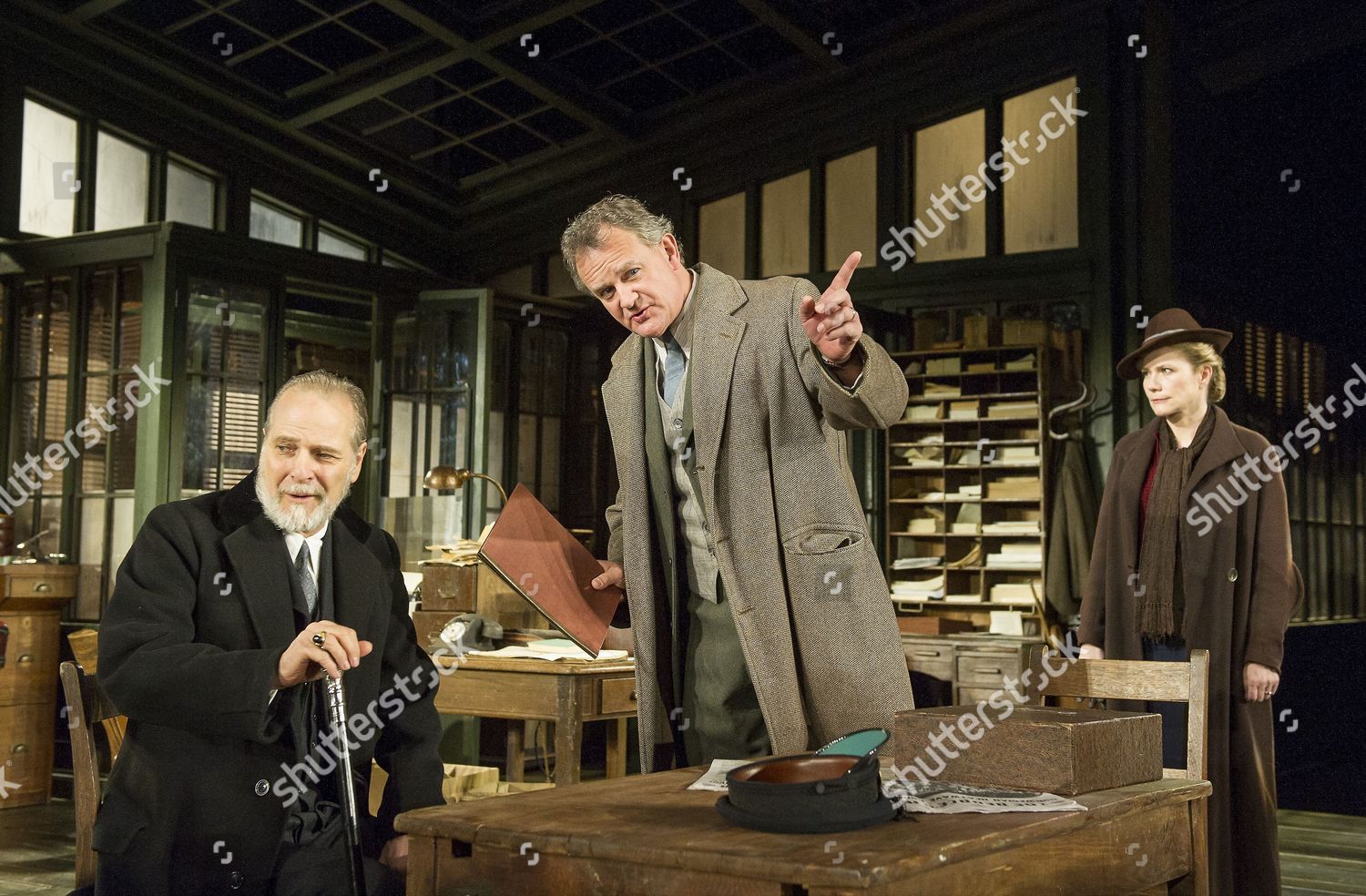 William Gaminara Peter Stockman Hugh Bonneville Editorial Stock Photo ...