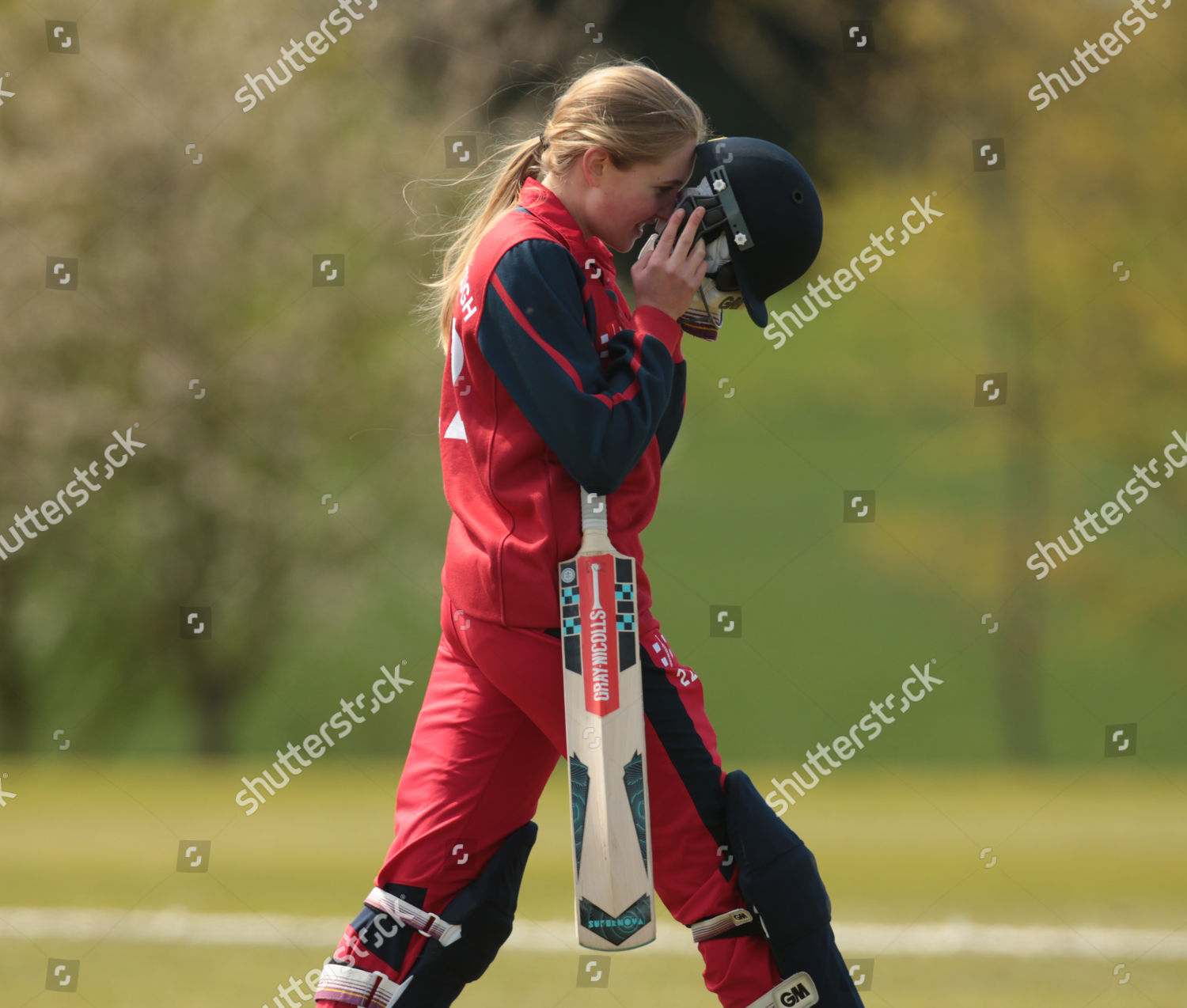 Cricket Wales Womens Charlotte Scarborough During Editorial Stock Photo ...