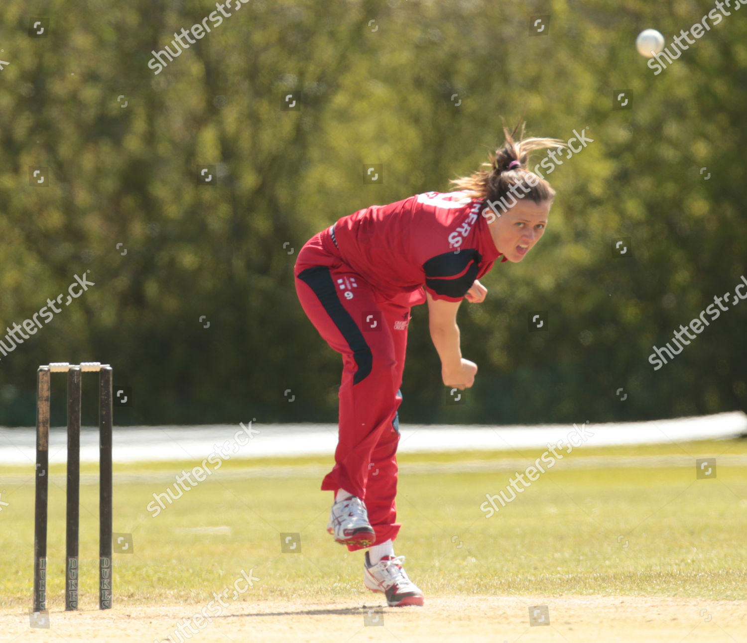 Cricket Wales Womens Rebecca Struthers During Editorial Stock Photo ...
