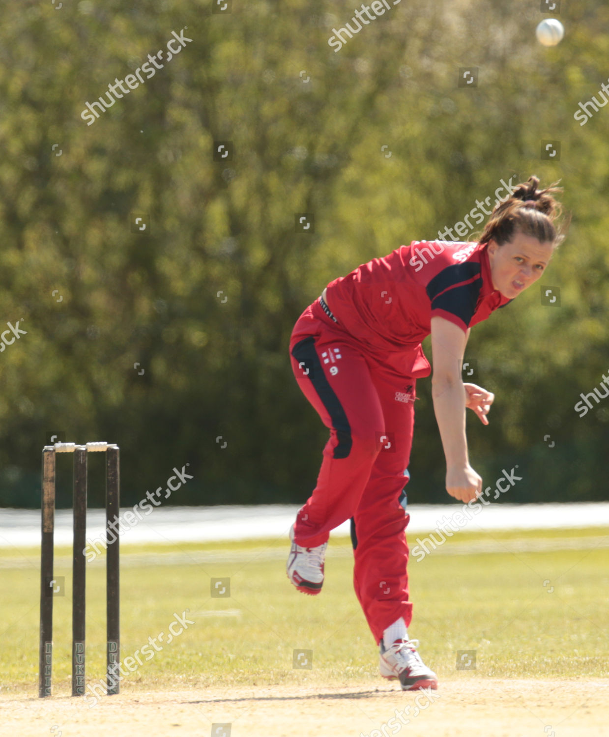 Cricket Wales Womens Rebecca Struthers During Editorial Stock Photo ...