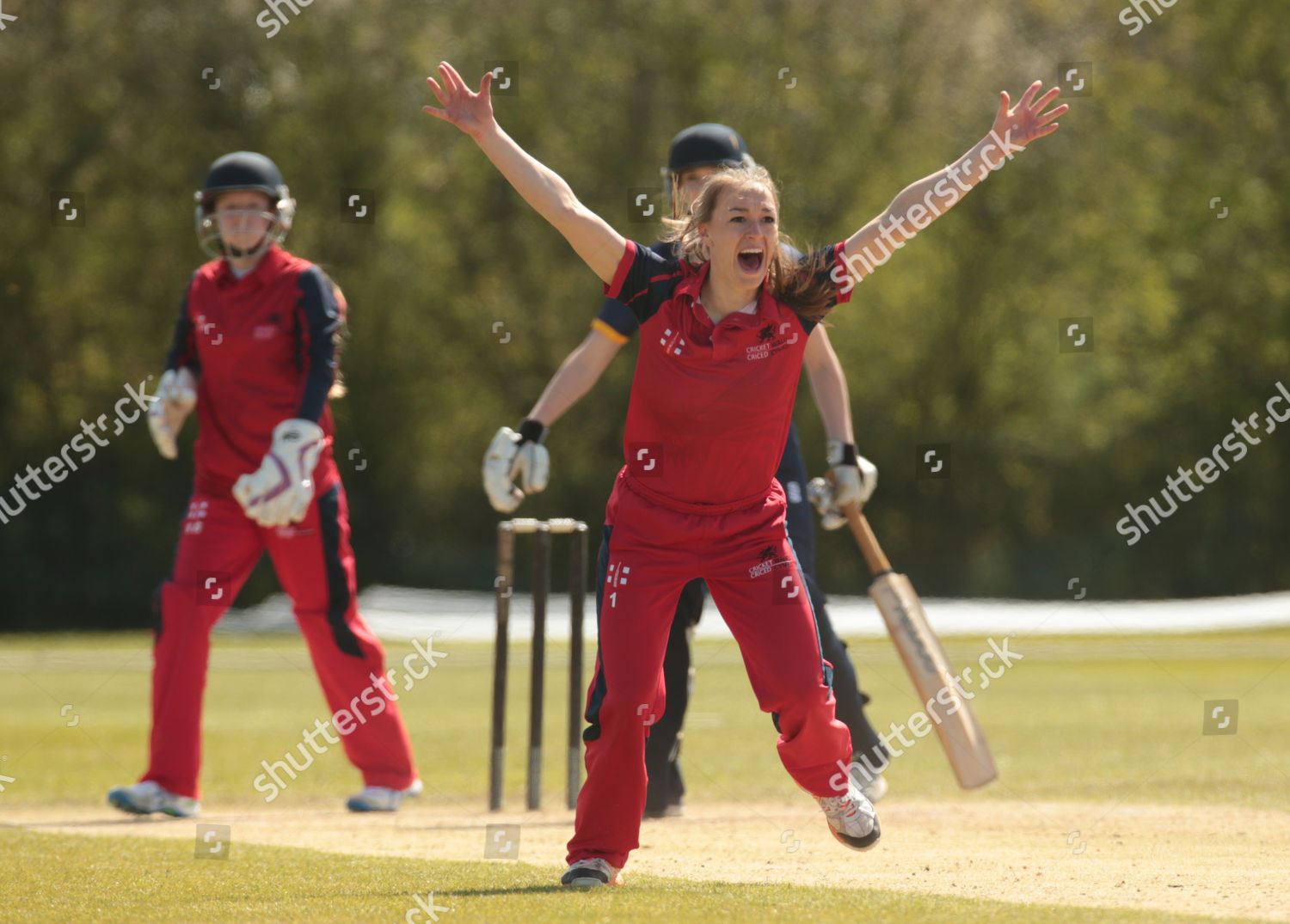 Cricket Wales Womens Ffion Wynne Claim Editorial Stock Photo - Stock ...