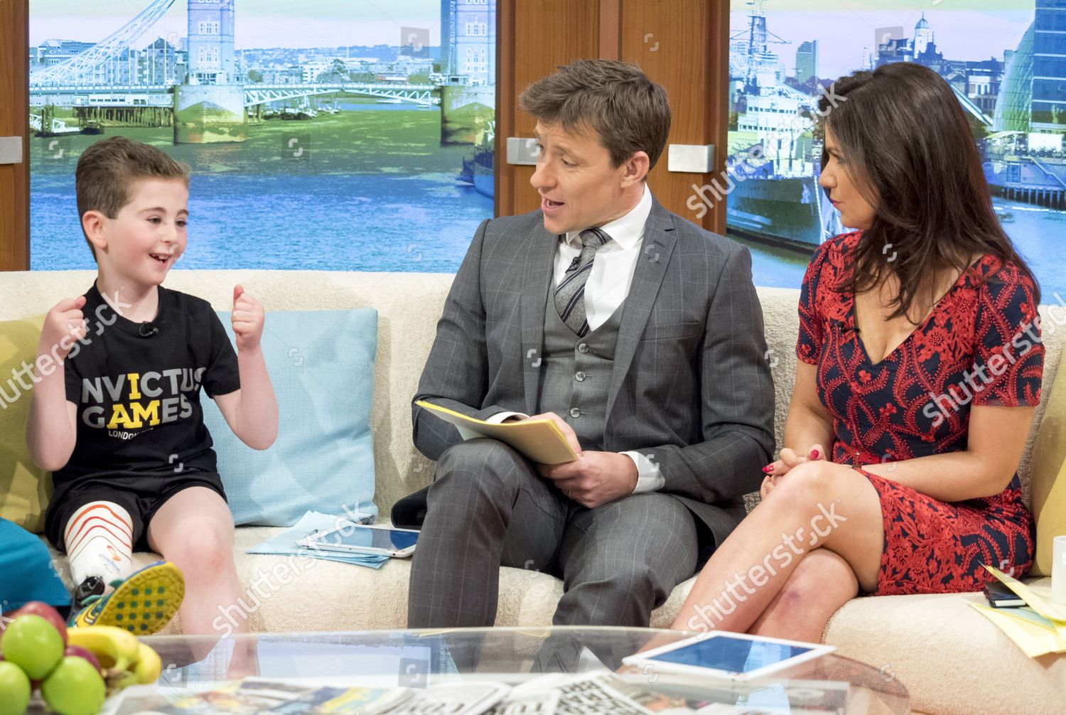 Rio Woolf Ben Shephard Susanna Reid Editorial Stock Photo - Stock Image ...