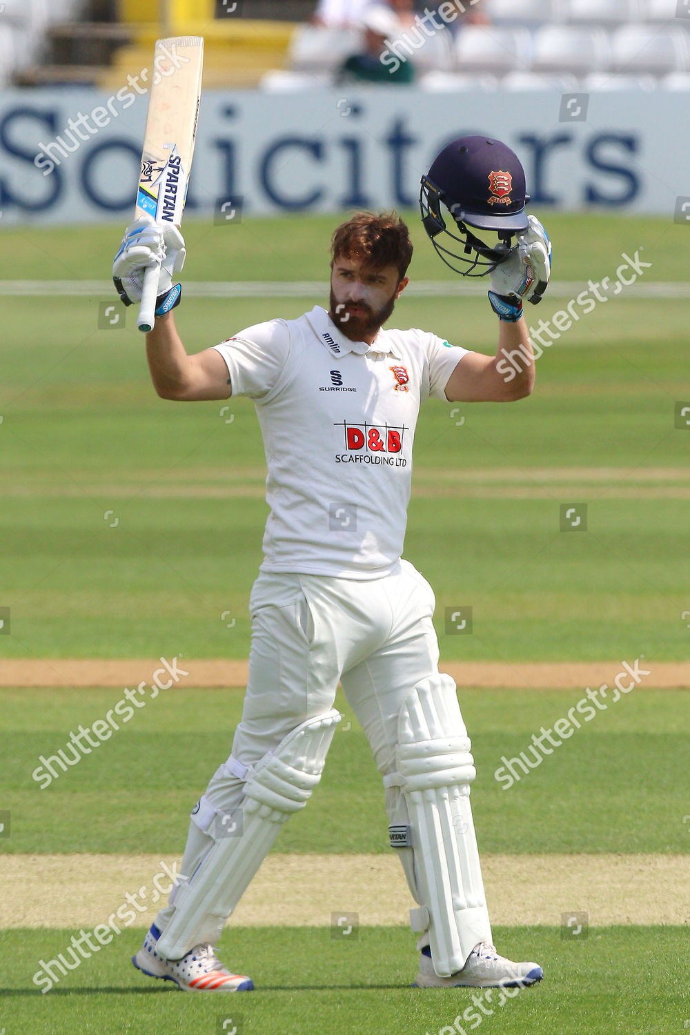 Jaik Mickleburgh Essex Celebrates Scoring Century Editorial Stock Photo ...