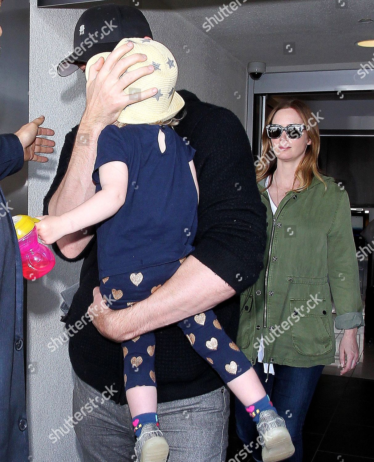 John Krasinski Emily Blunt Daughter Hazel Editorial Stock Photo - Stock ...