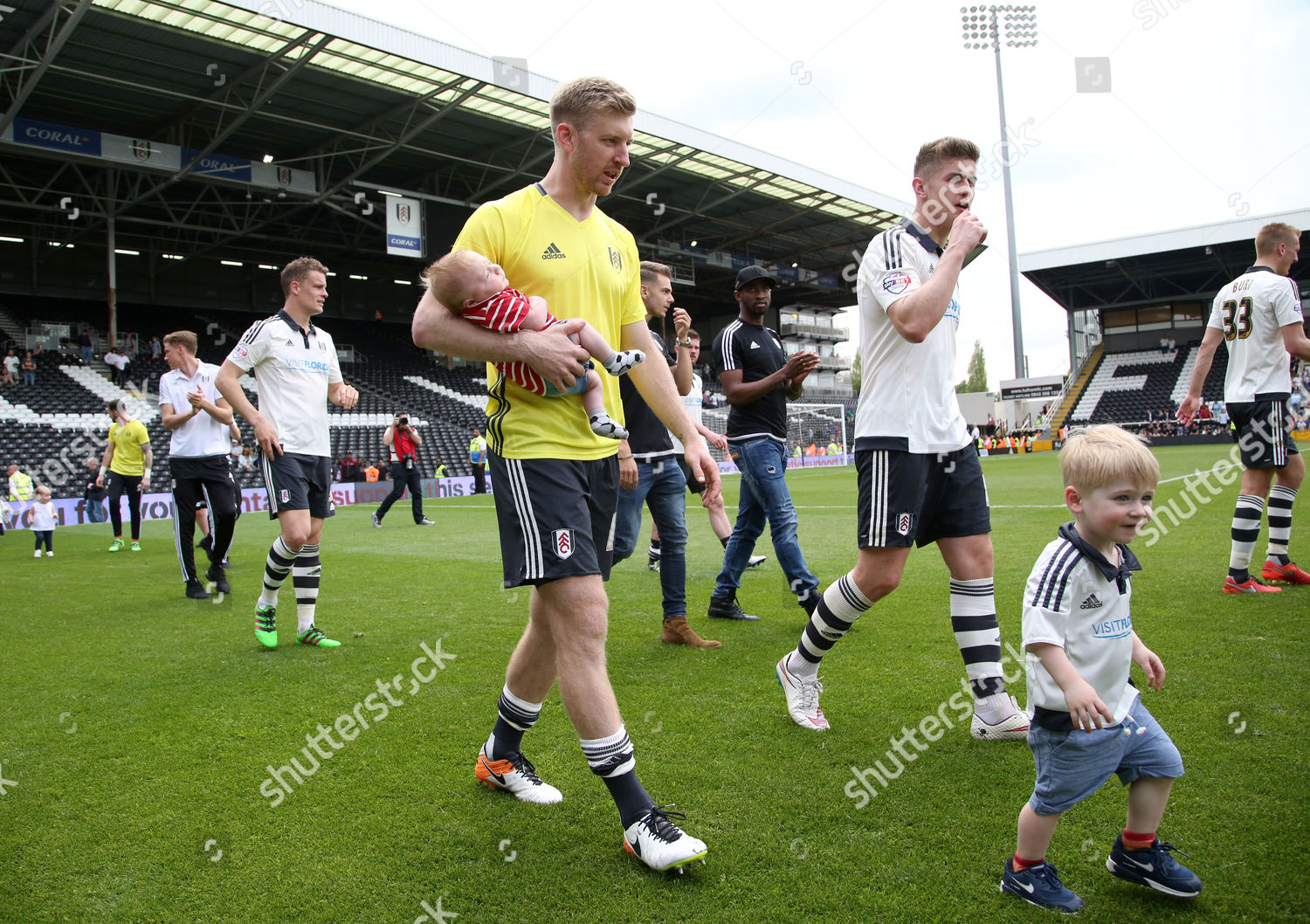 Tim Ream Fulham Holds His Young Editorial Stock Photo - Stock Image ...