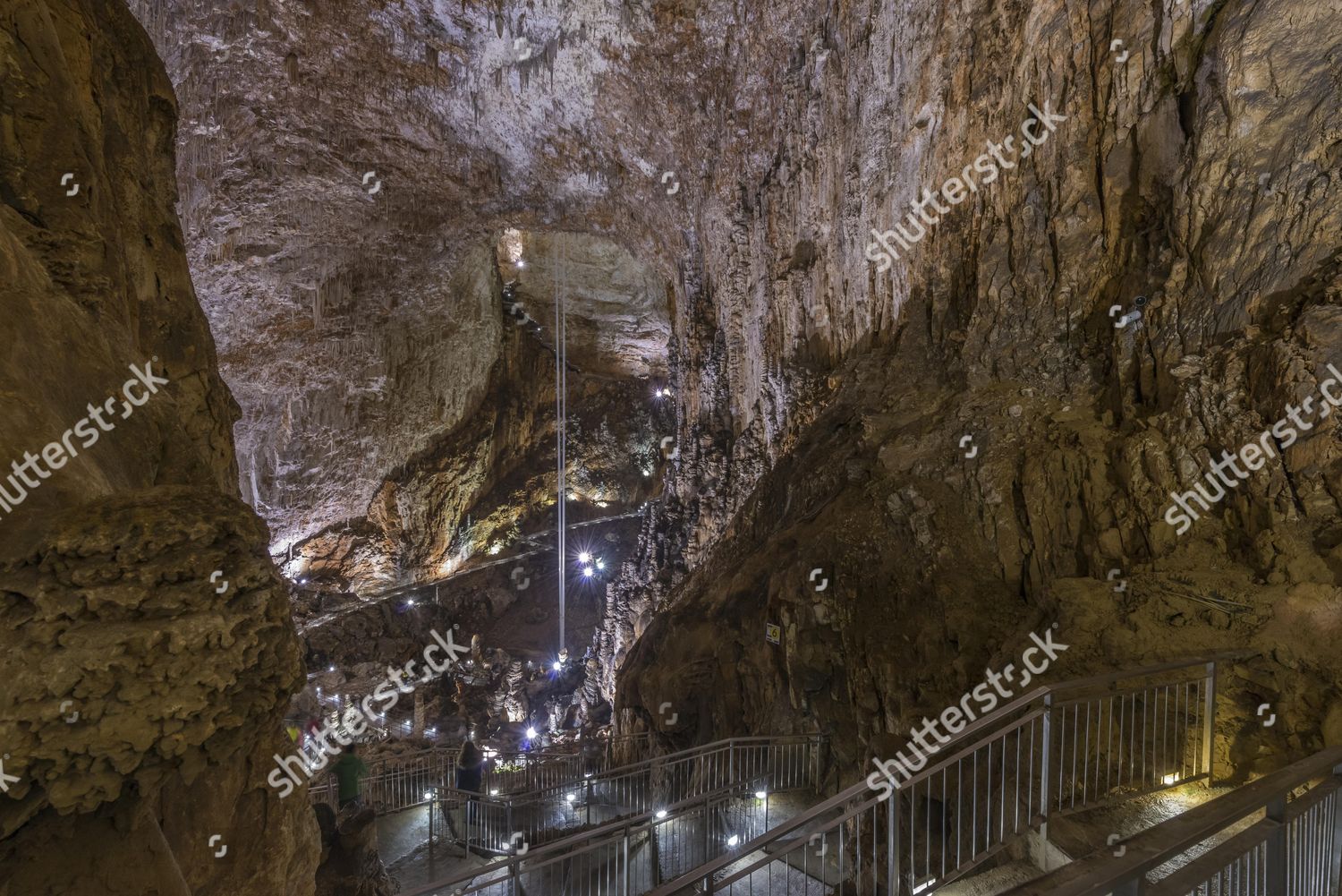 Grotta Gigante Stalactite Cave Largest Show Editorial Stock Photo ...