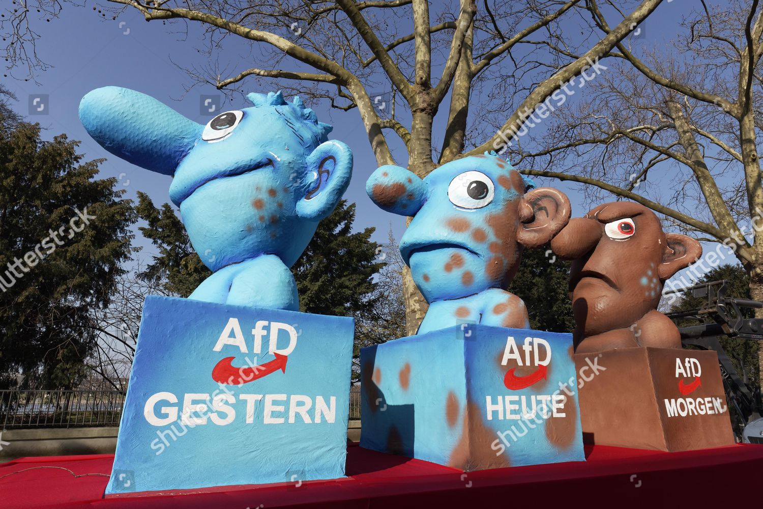 Figures Representing Afd Yesterday Today Tomorrow Editorial Stock Photo ...