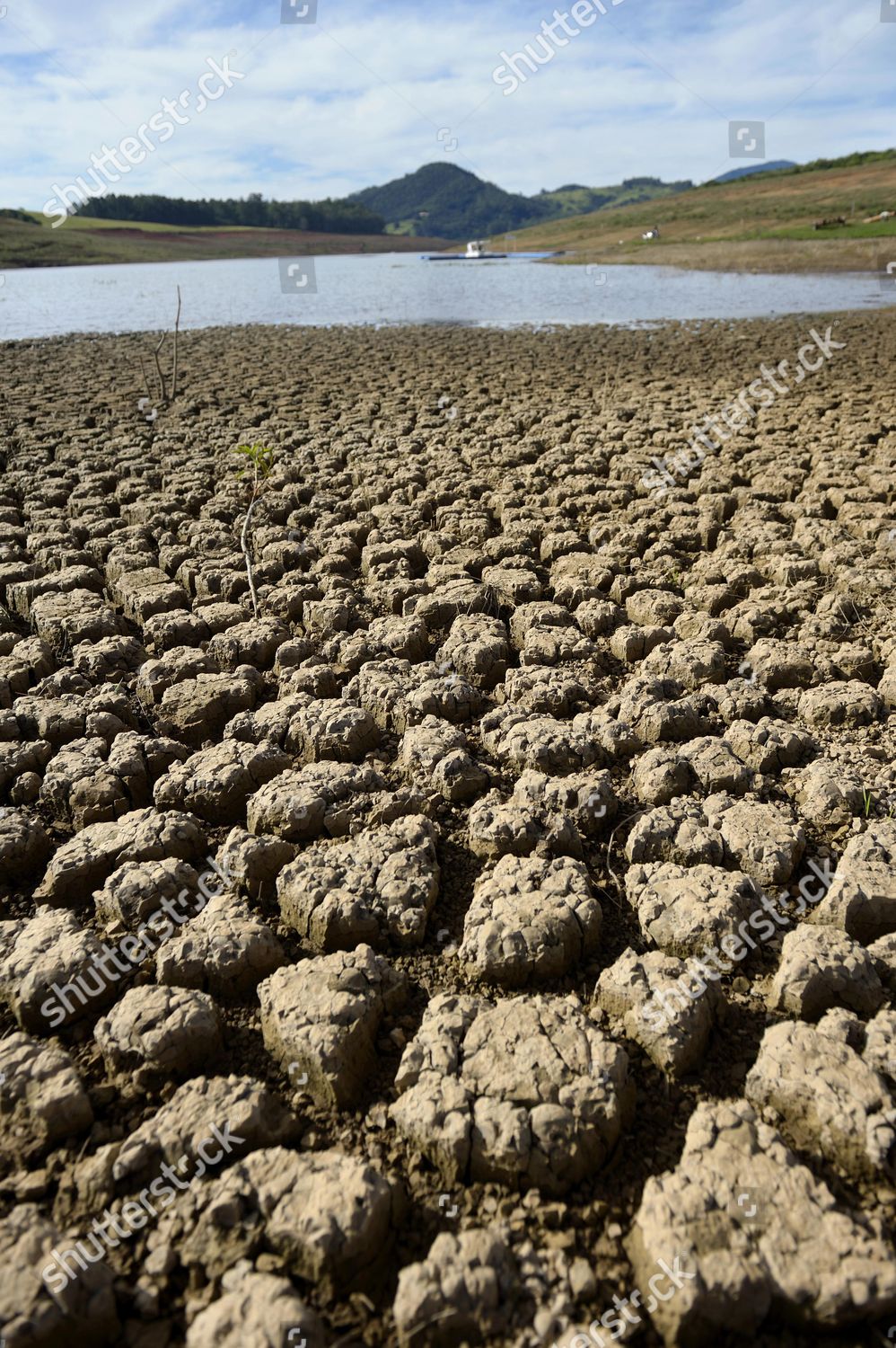 Dry Ground On Shore Drought Silting Editorial Stock Photo - Stock Image ...