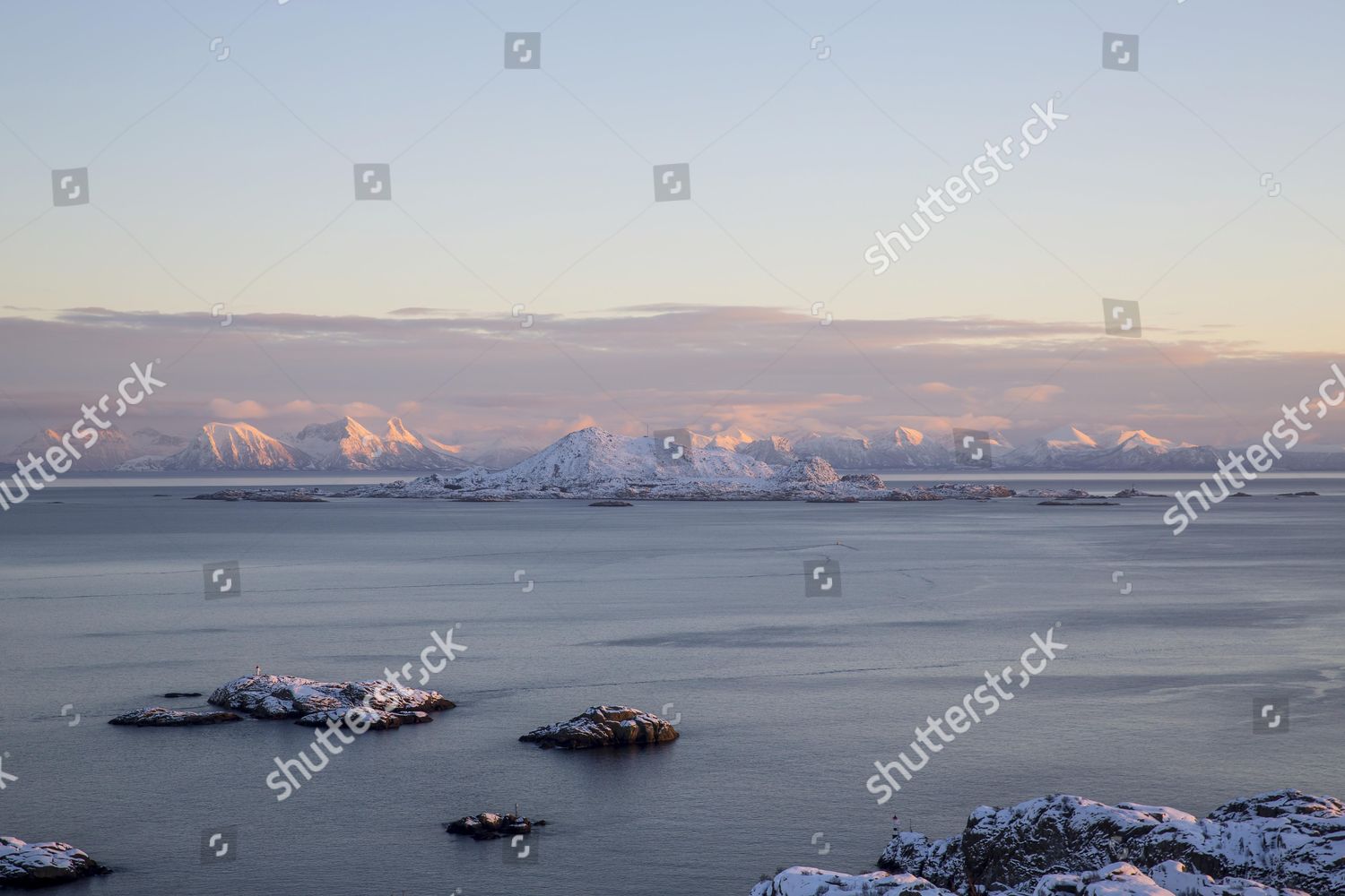 Skrova Island Vestfjord Lofoten Nordland Norway Editorial Stock Photo ...