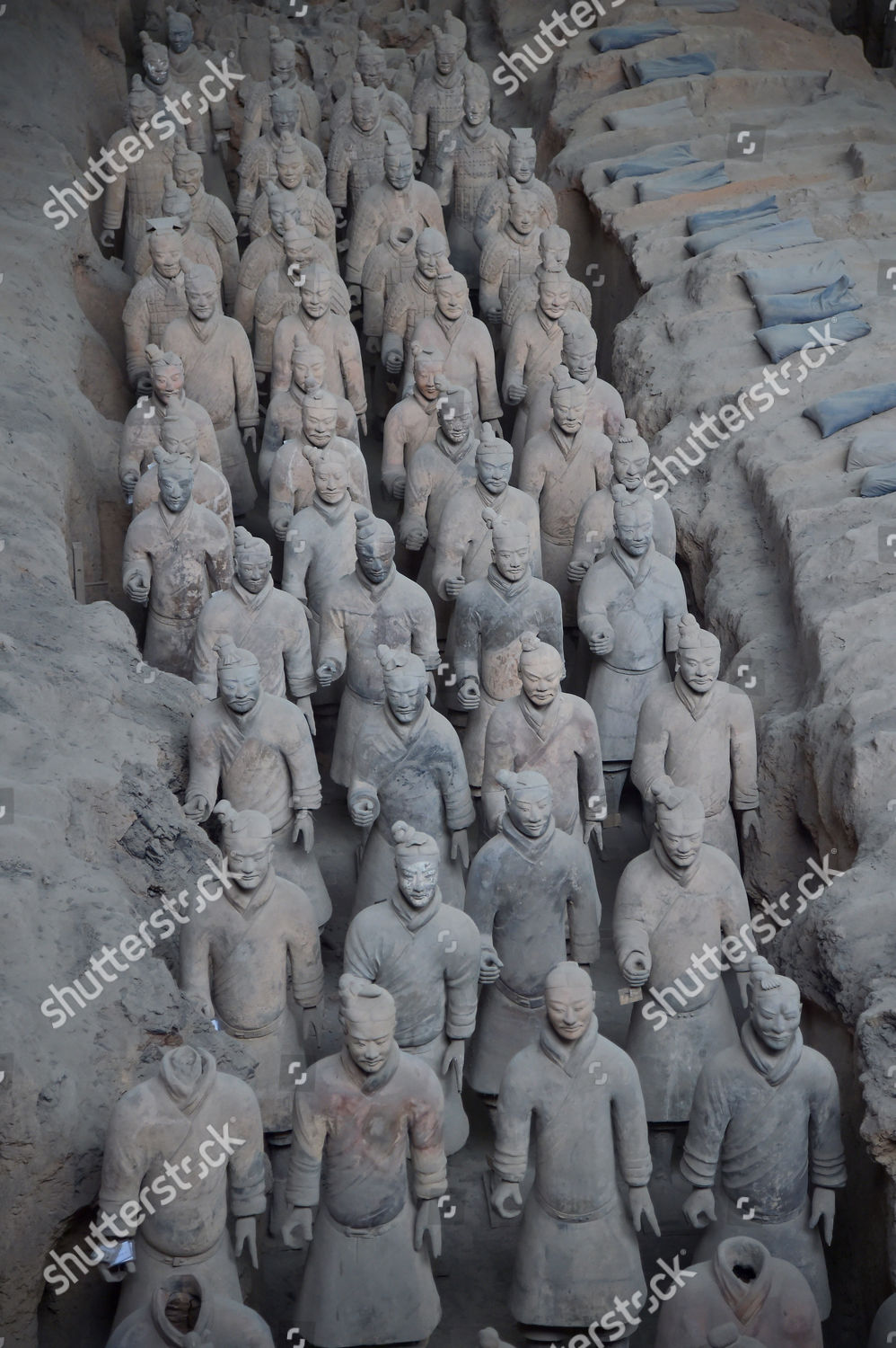 Army Terracotta Warriors Bingmayong East Xian Editorial Stock Photo ...