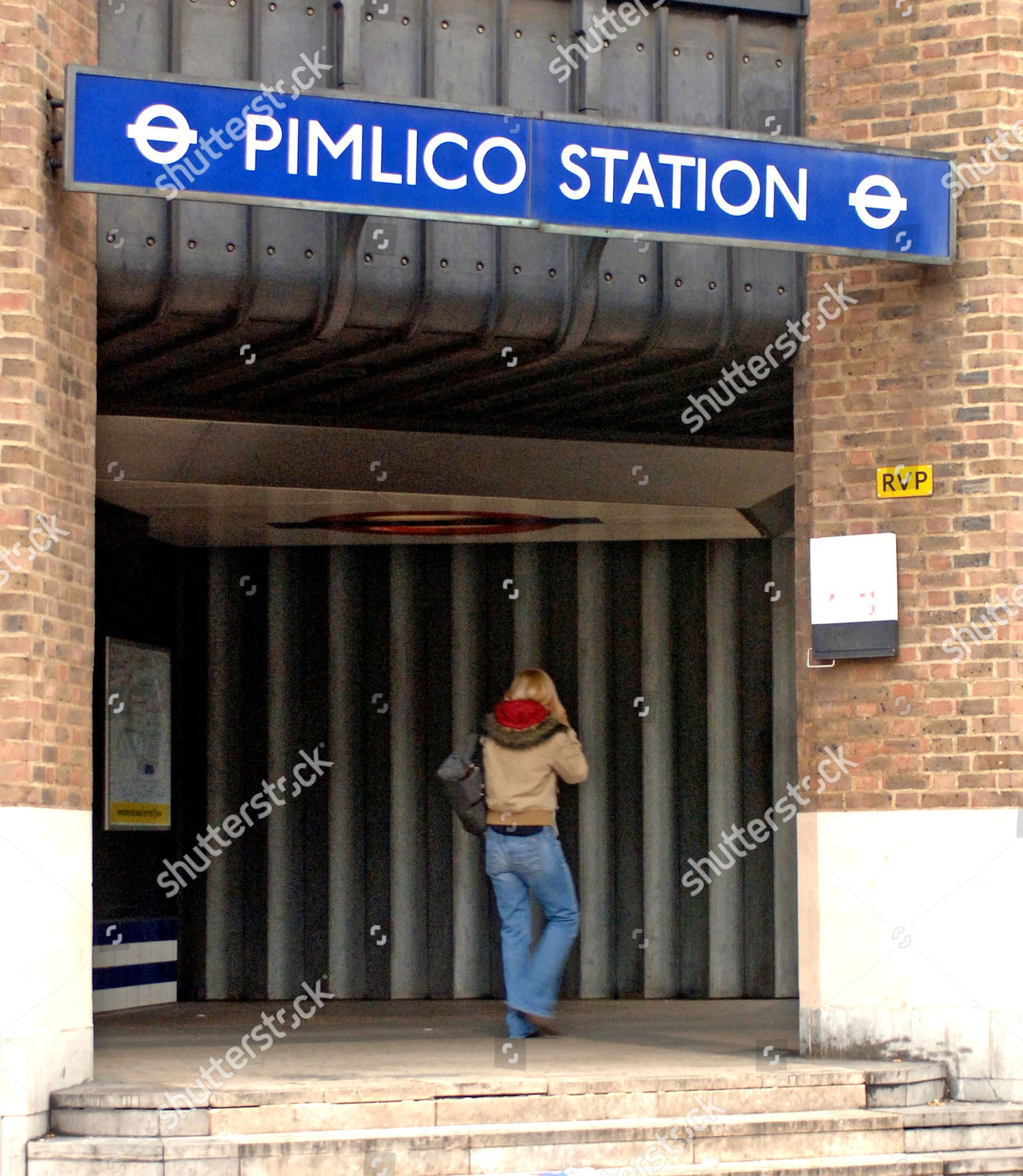 Pimlico Underground Station Closed Gates Editorial Stock Photo - Stock ...