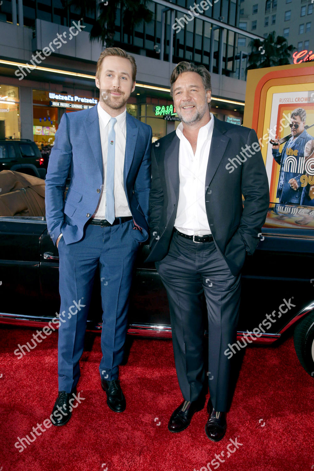 Ryan Gosling Russell Crowe Editorial Stock Photo - Stock Image ...