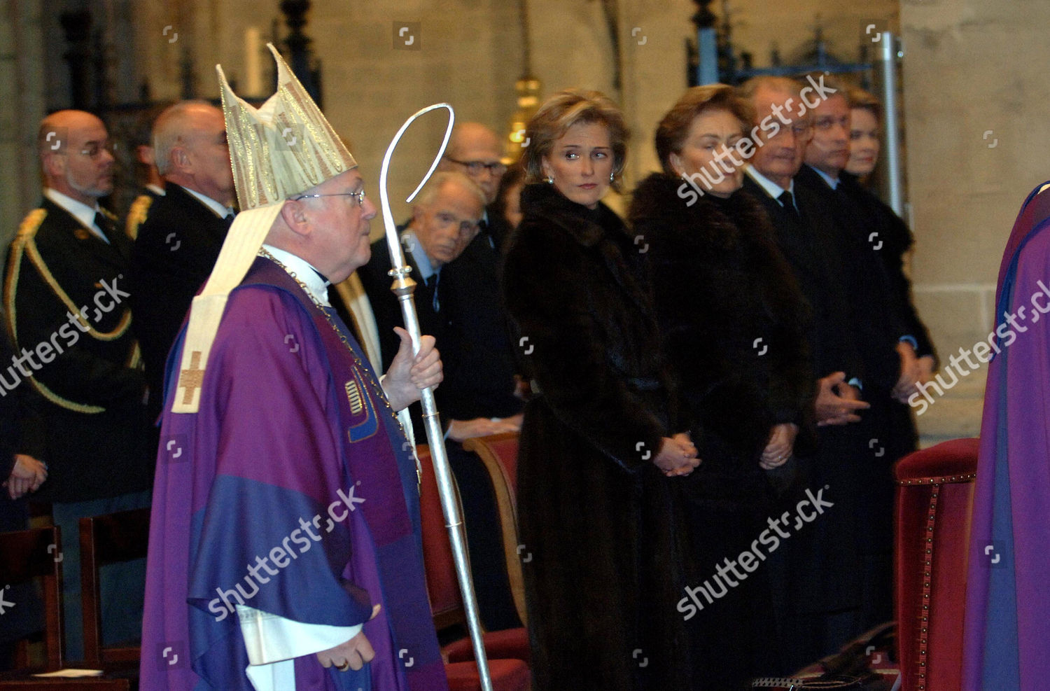 Cardinal Danneels Godfreed Princess Astrid Queen Editorial Stock Photo ...