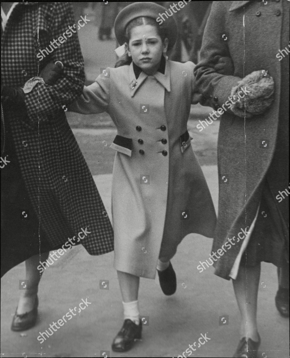 Frances Fletcher 11yearold Whose Father Burned Editorial Stock Photo ...