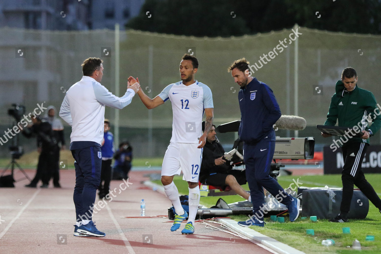 England Assistant Manager Steve Holland Shakes Editorial Stock Photo ...