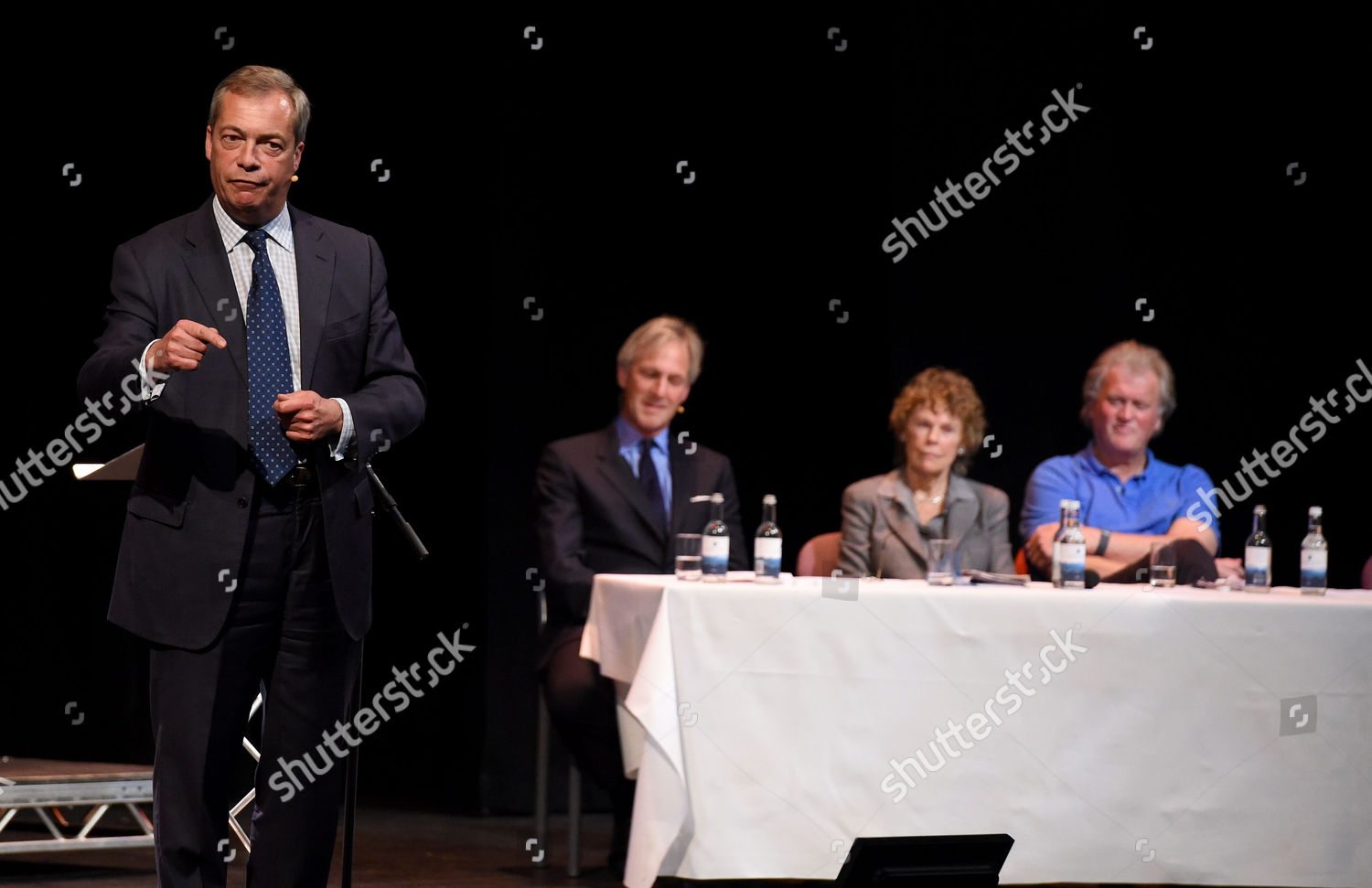 Nigel Farage Tim Martin Owner Wetherspoons Editorial Stock Photo ...