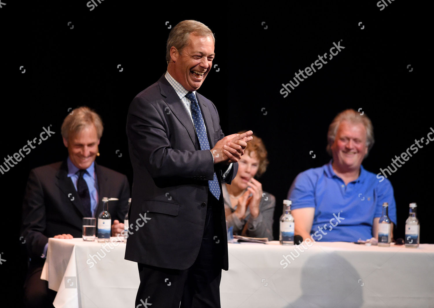 Nigel Farage Tim Martin Owner Wetherspoons Editorial Stock Photo ...