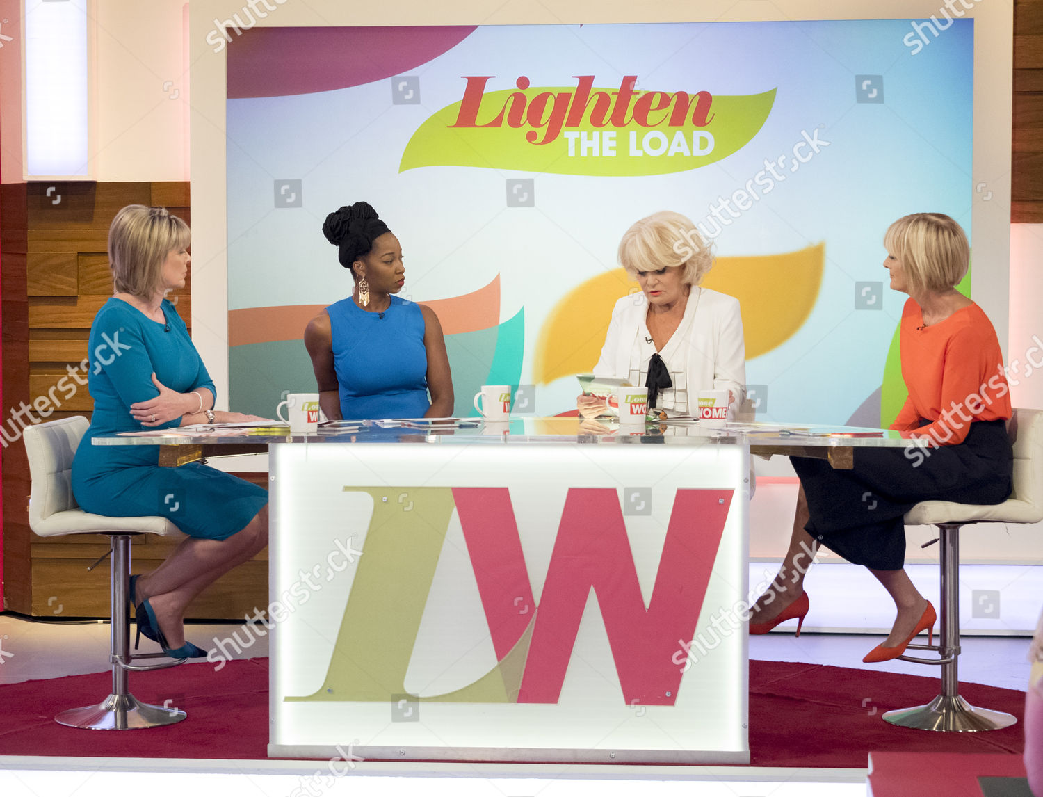 Ruth Langsford Jamelia Sherrie Hewson Jane Editorial Stock Photo ...