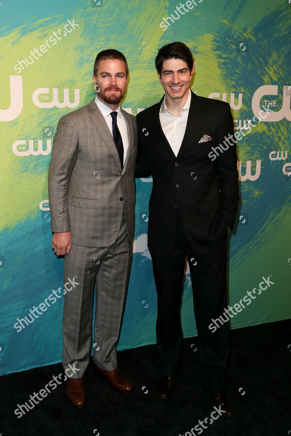 Stephen Amell Brandon Routh Editorial Stock Photo - Stock Image ...