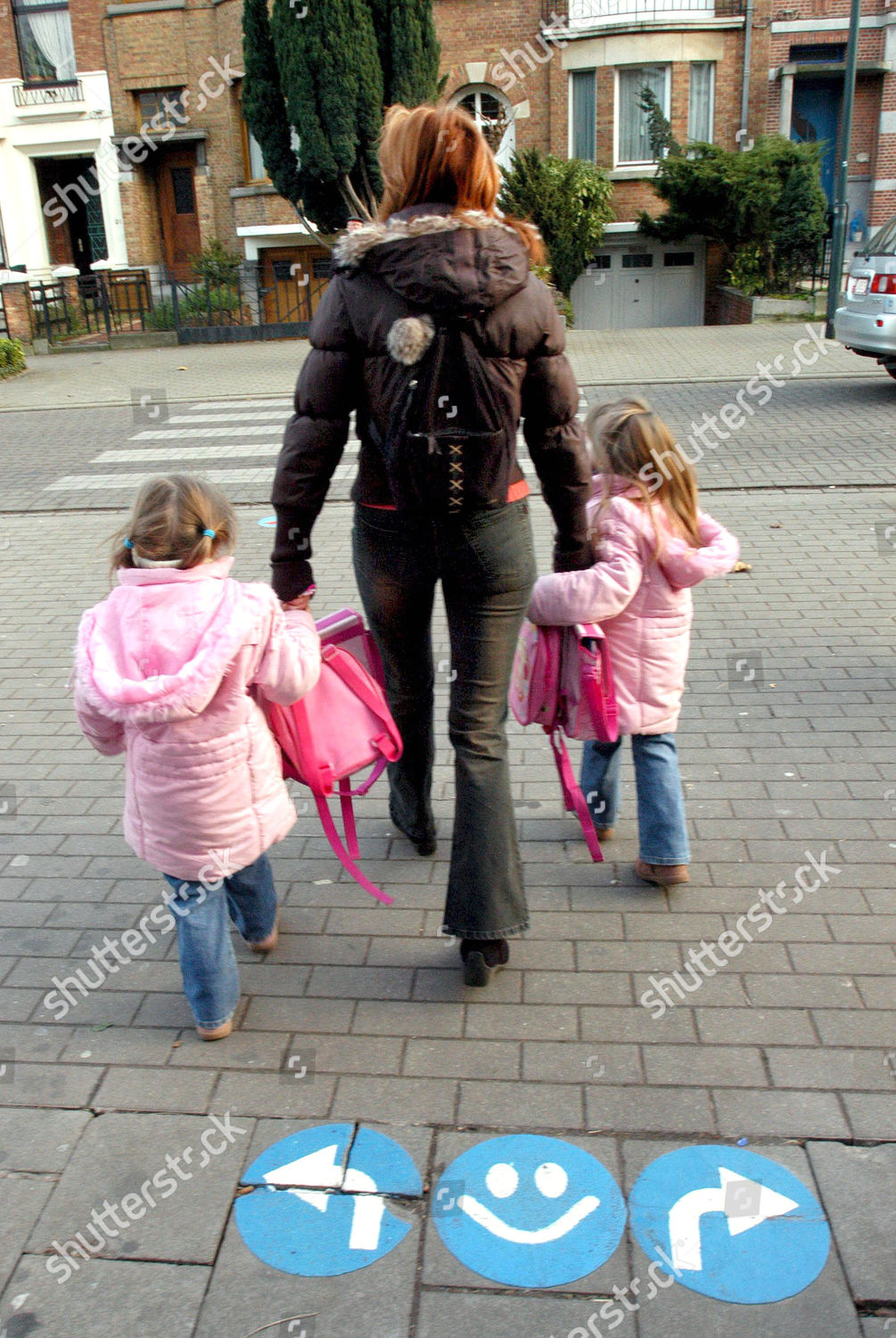 Pavement Symbols Being Used By Local Editorial Stock Photo - Stock ...