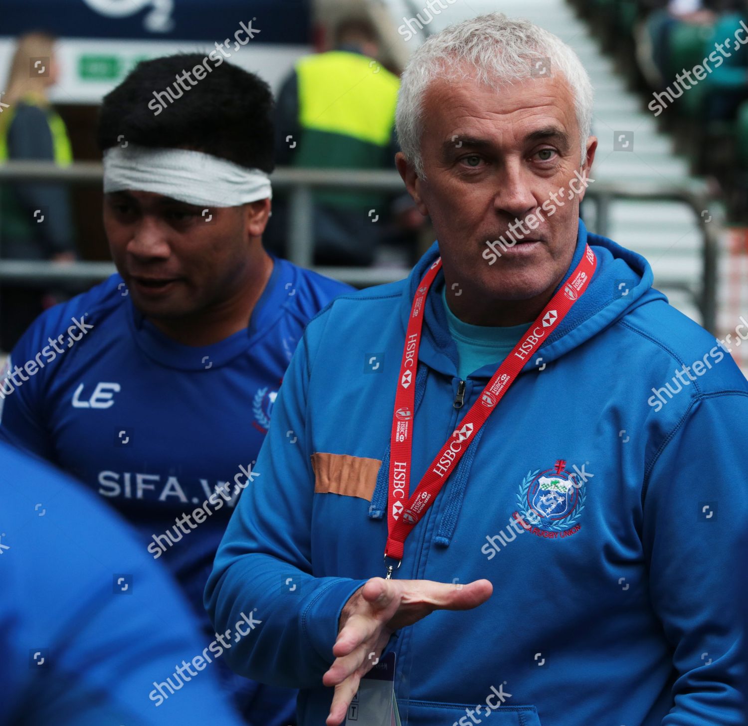 Samoa Coach Damian Mcgrath During Pool Editorial Stock Photo - Stock ...