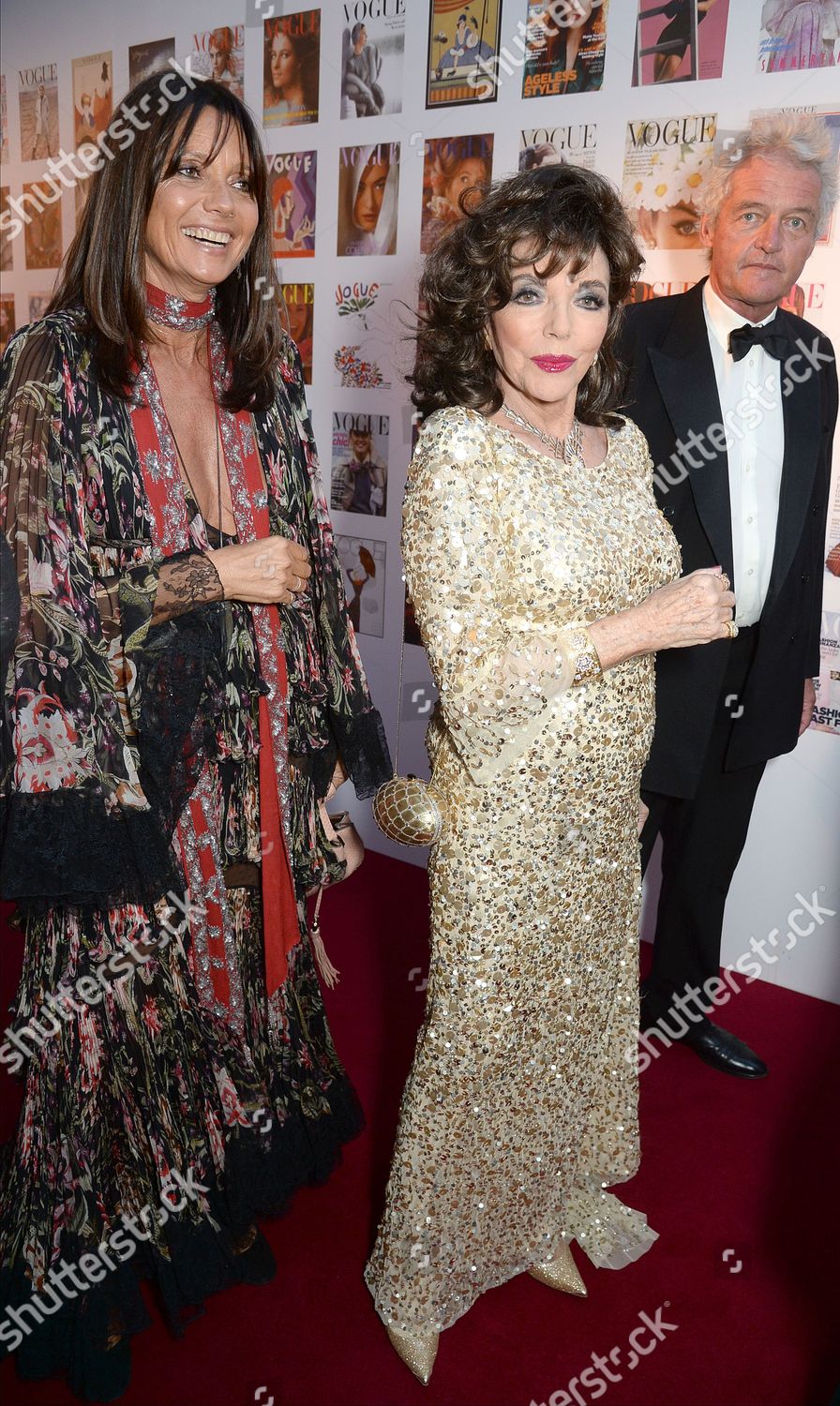 Countess Debonnaire Von Bismarck Joan Collins Editorial Stock Photo ...