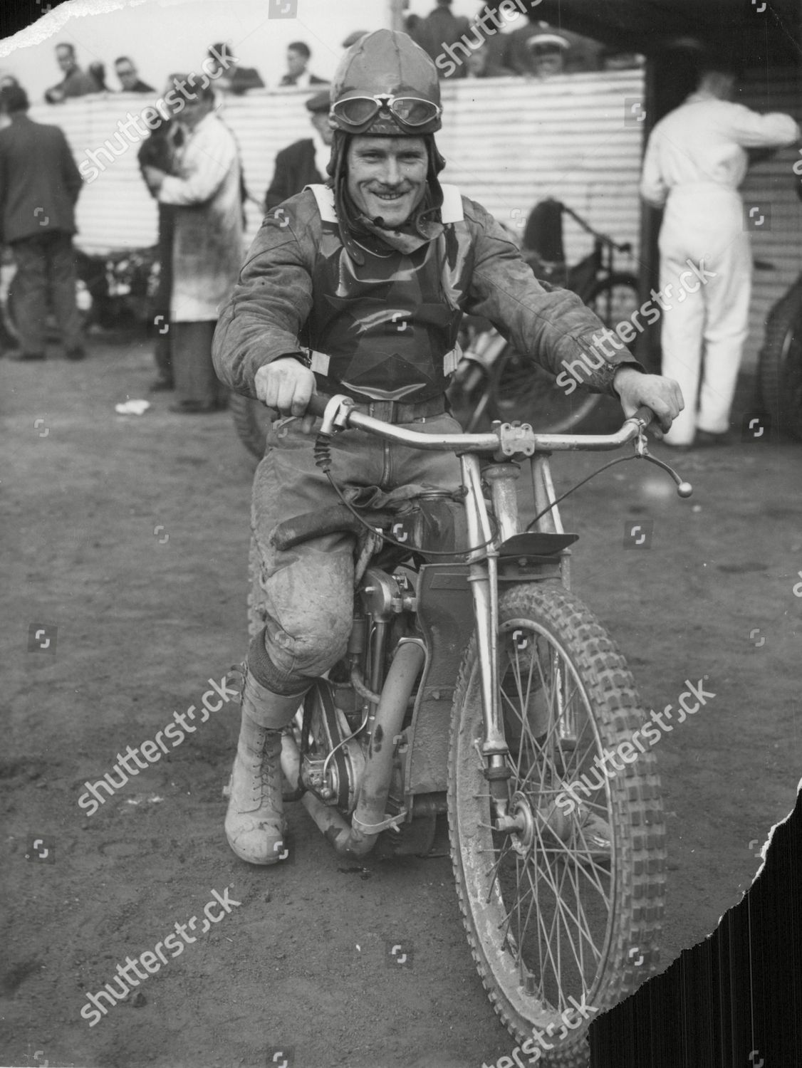 George Newton Fleetwood Speedway Rider Box Editorial Stock Photo ...