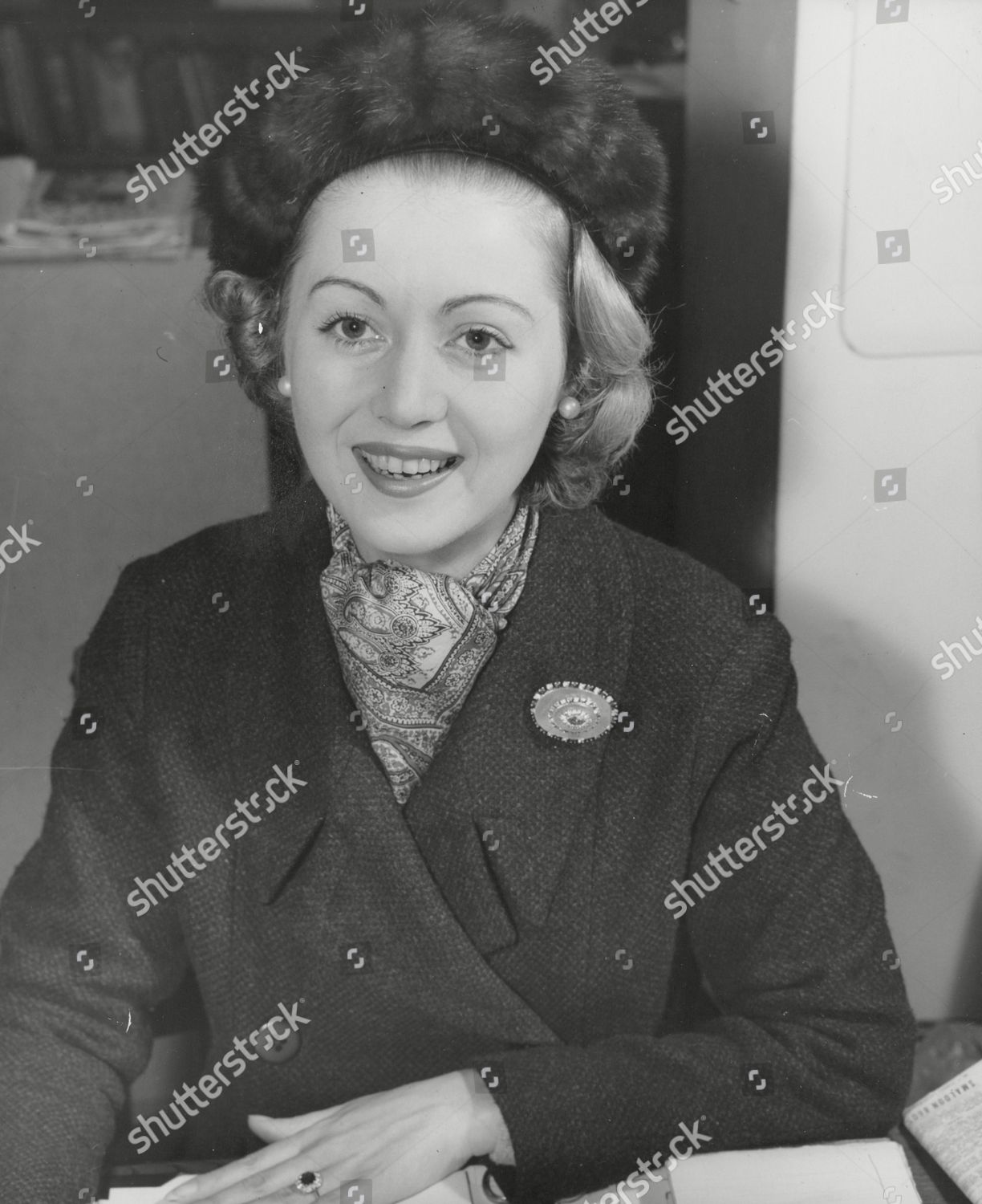 Miss Judith Nelson Whose Engagement 8th Editorial Stock Photo - Stock ...
