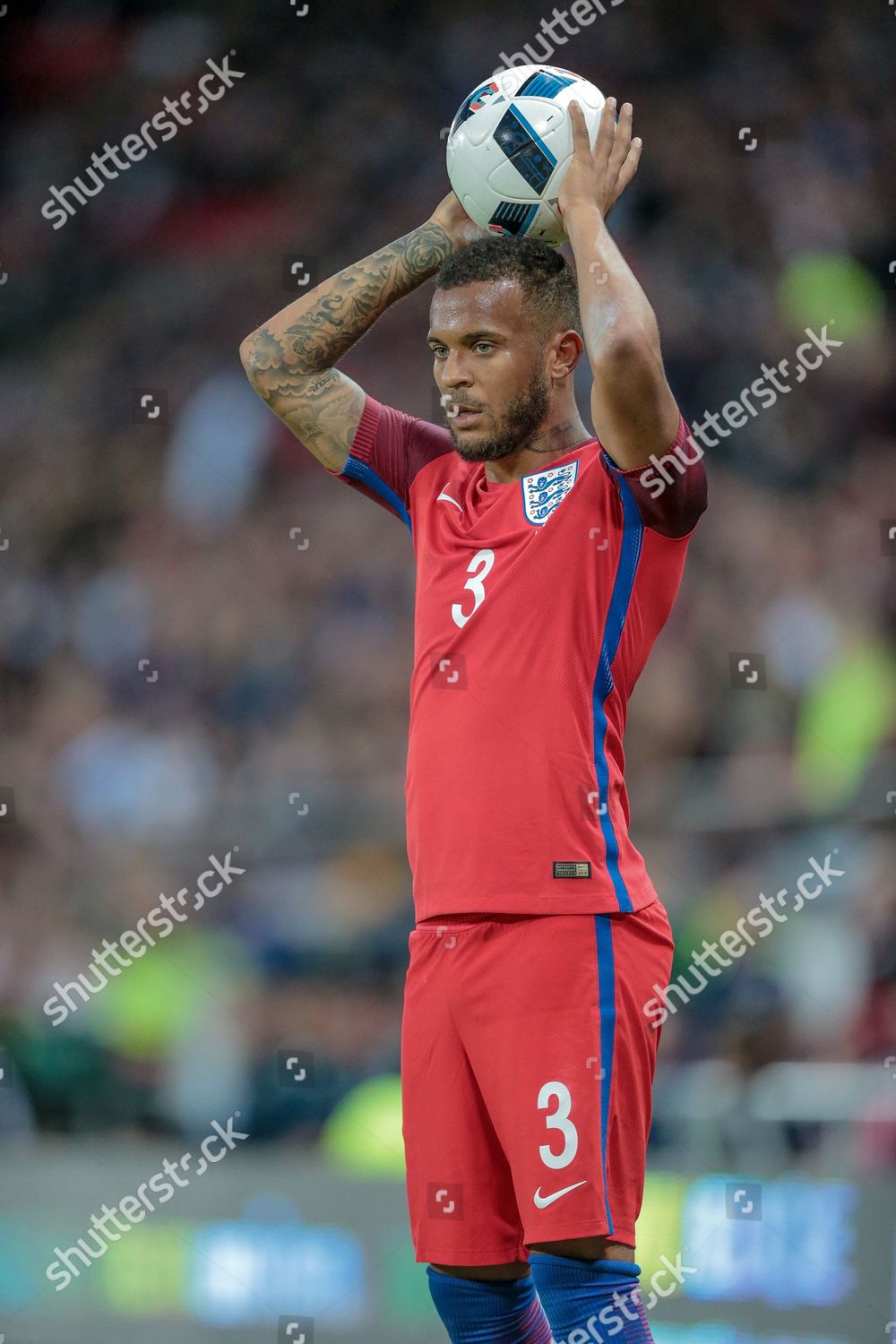 Ryan Bertrand England Takes Throwin During Editorial Stock Photo ...