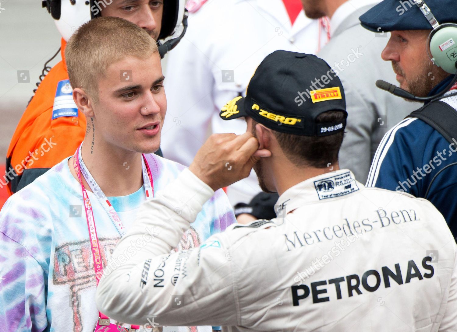 Justin Bieber Lewis Hamilton Editorial Stock Photo - Stock Image ...