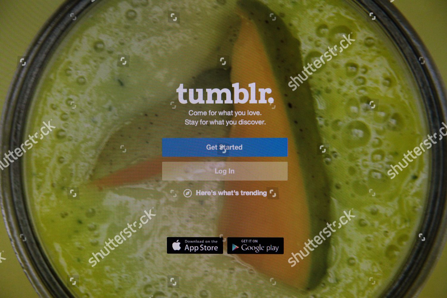Tumblr Login Page Hundreds Millions Hacked Editorial Stock Photo ...