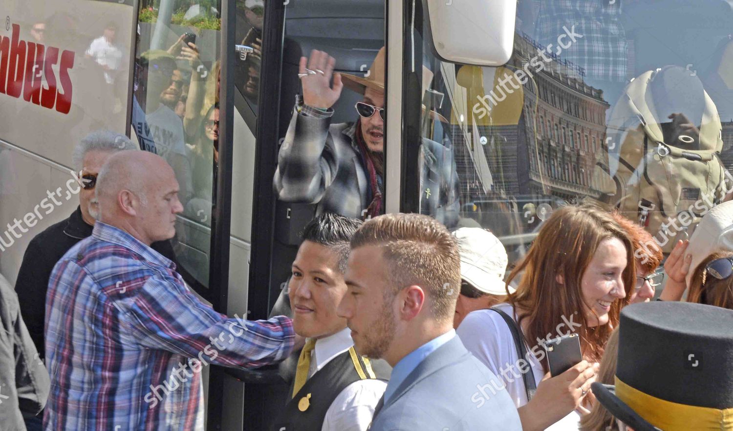 Johnny Depp Hollywood Vampires Boards Bus Editorial Stock Photo - Stock ...