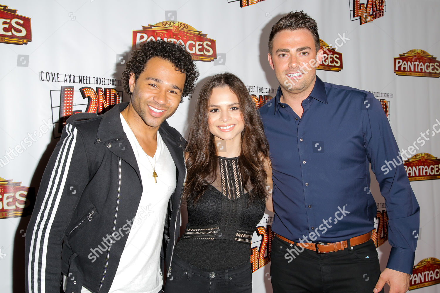 Corbin Bleu Sasha Clements Jonathan Bennett Editorial Stock Photo ...