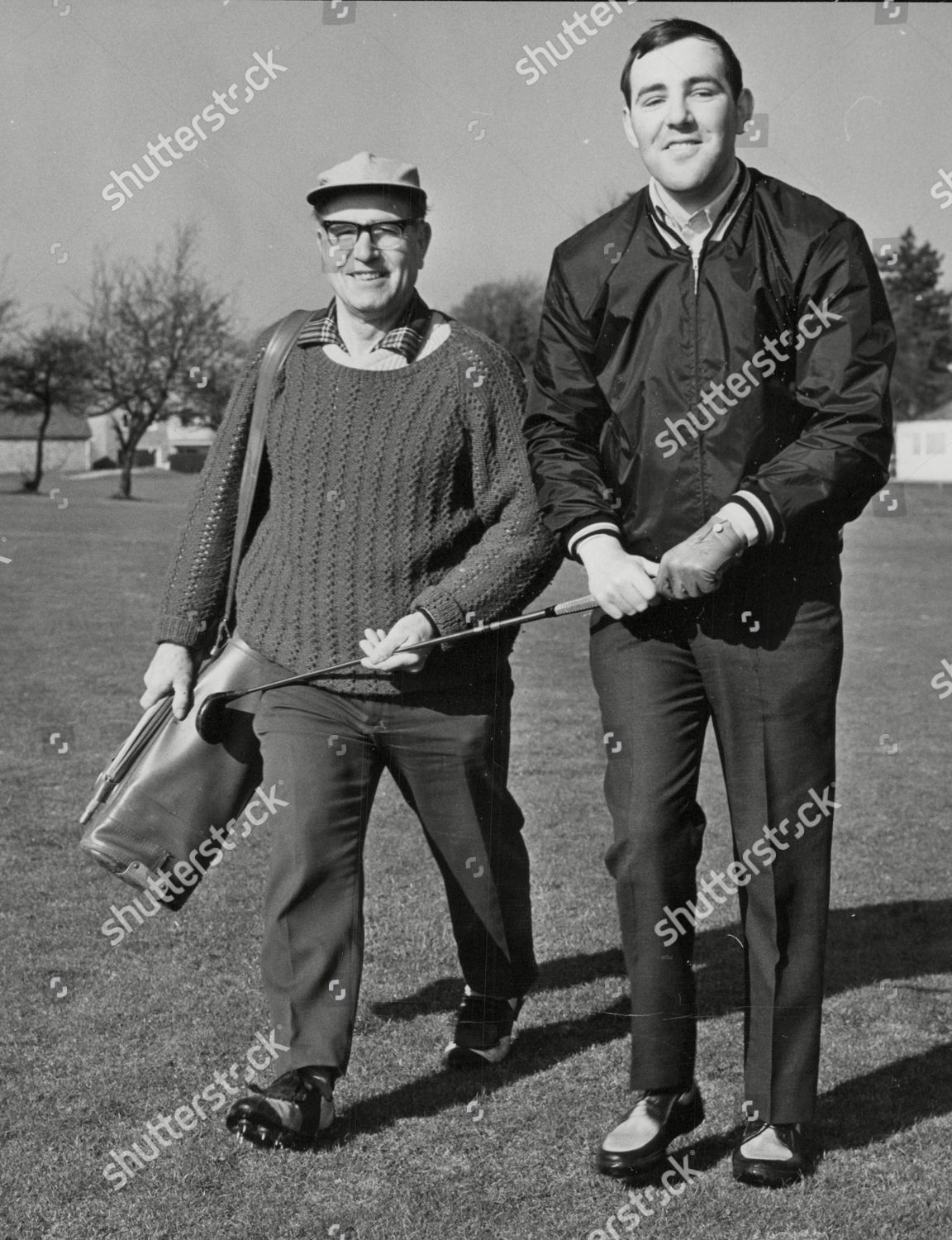 Blind Golfer Derek Slade Being Trained Editorial Stock Photo - Stock ...