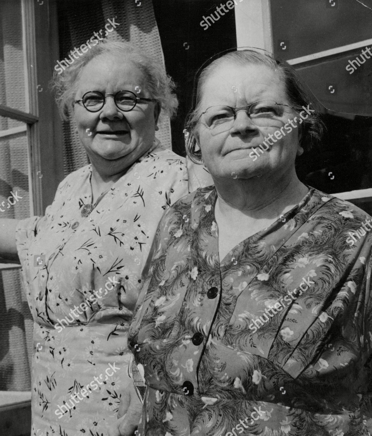 Sisters Edith Left Doris Bristow St Editorial Stock Photo - Stock Image ...