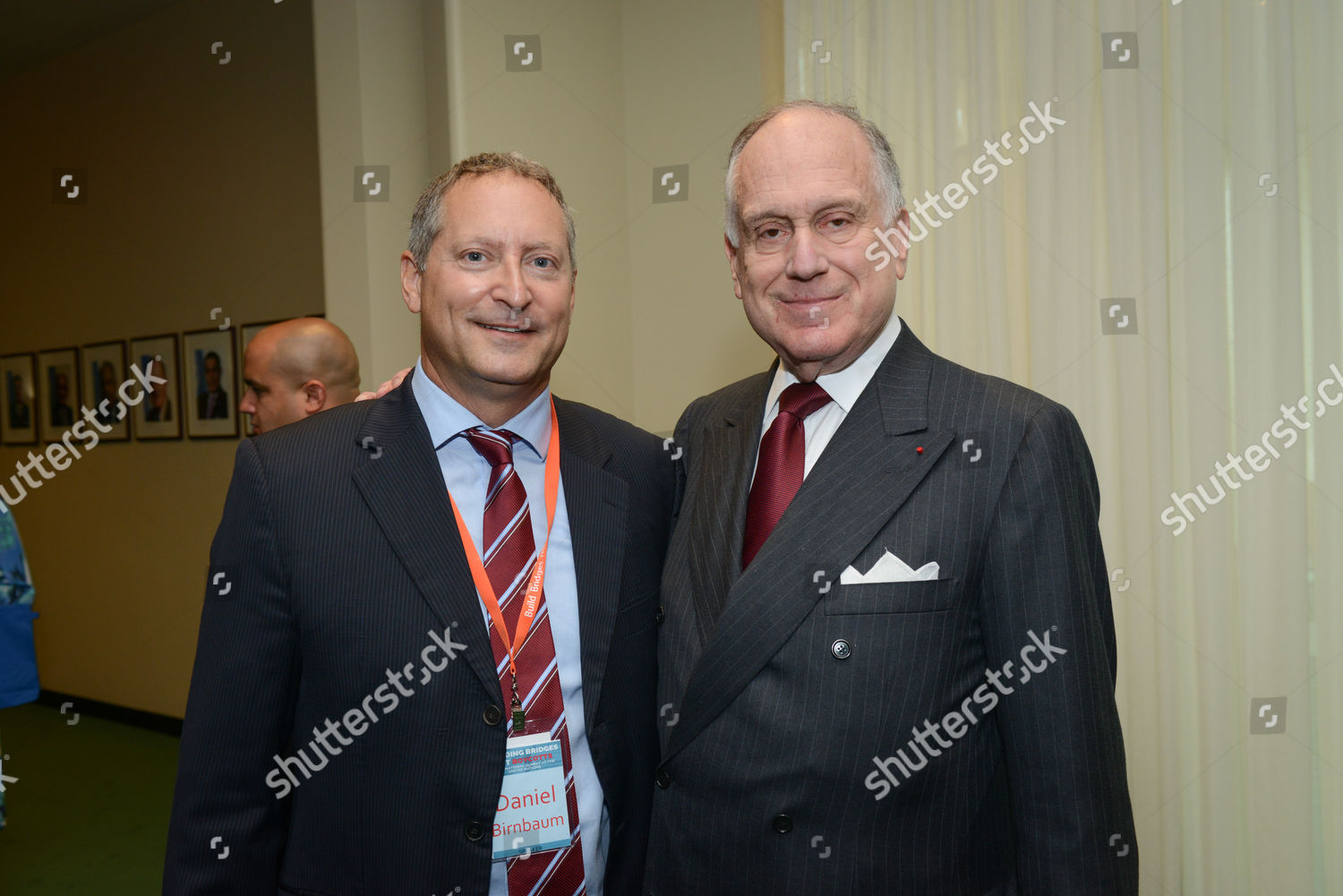 Sodastream Ceo Daniel Birnbaum Ronald Lauder Editorial Stock Photo ...
