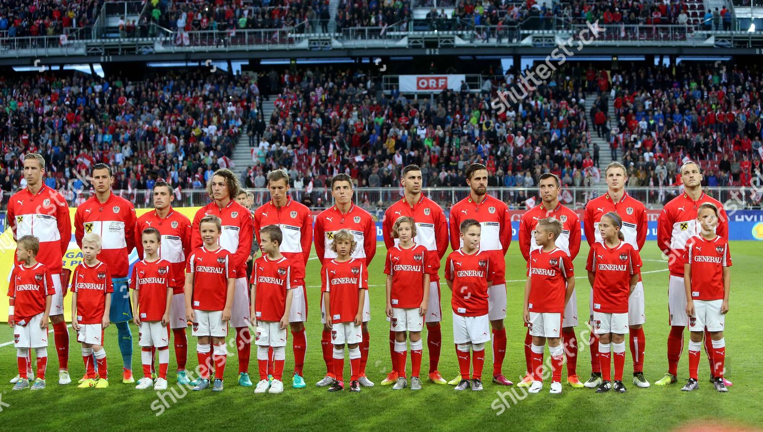 Austria Team Photo Editorial Stock Photo - Stock Image | Shutterstock