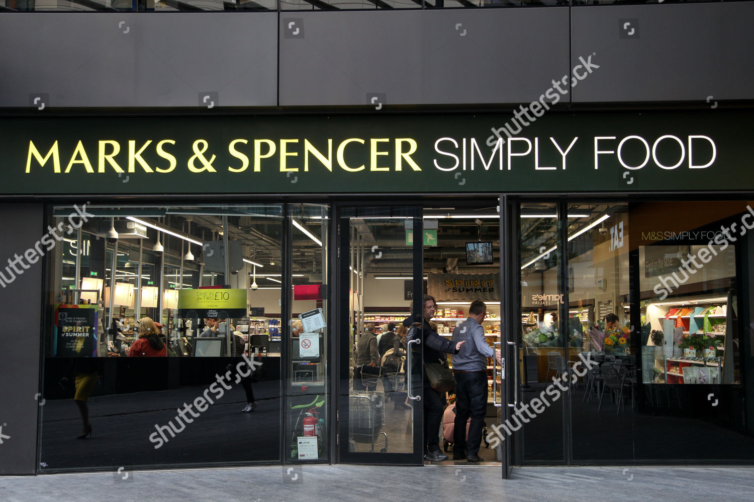 Marks Spencer Simply Food More London Editorial Stock Photo - Stock ...