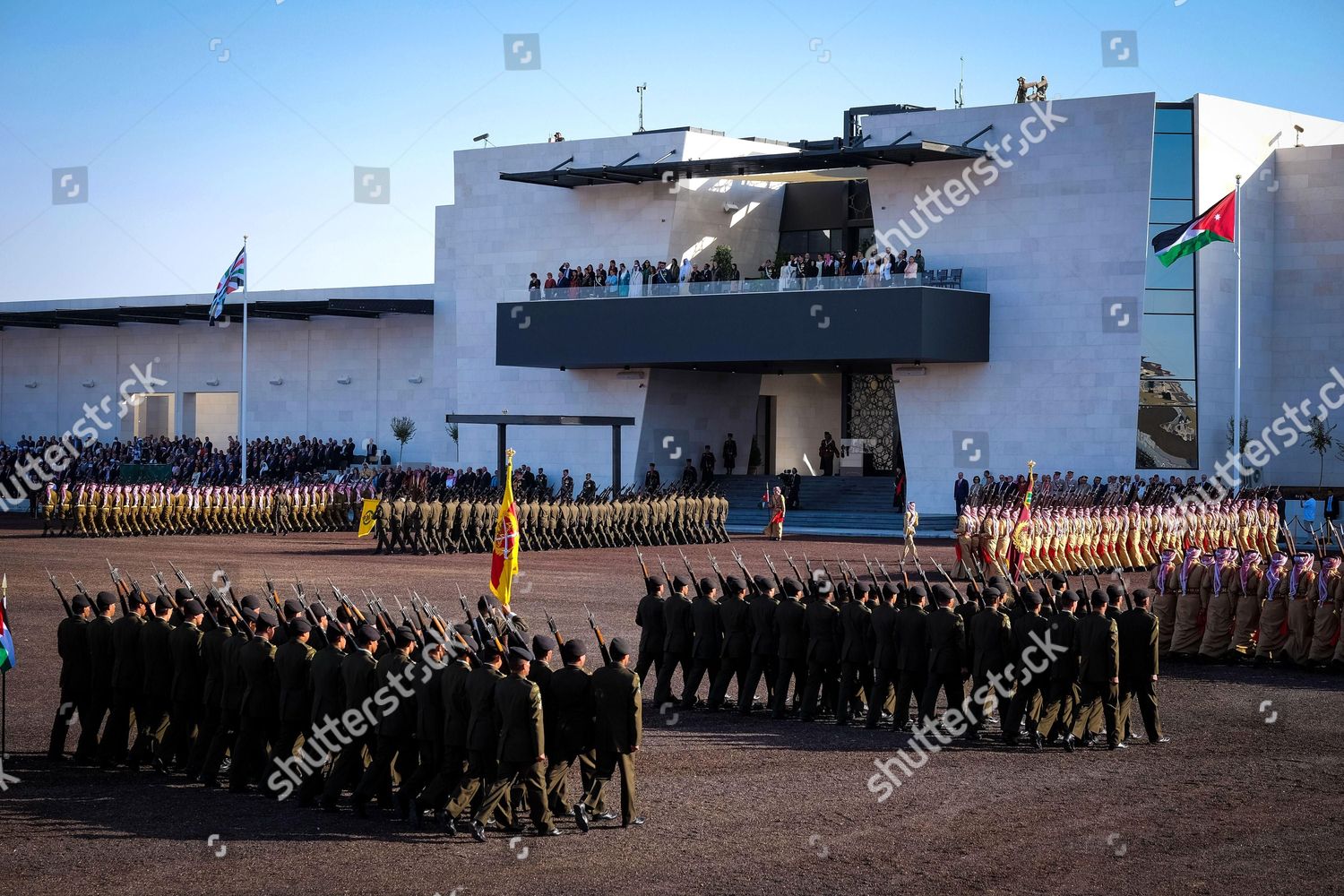Jordanian Military Units Parade Celebration 100year Editorial Stock ...