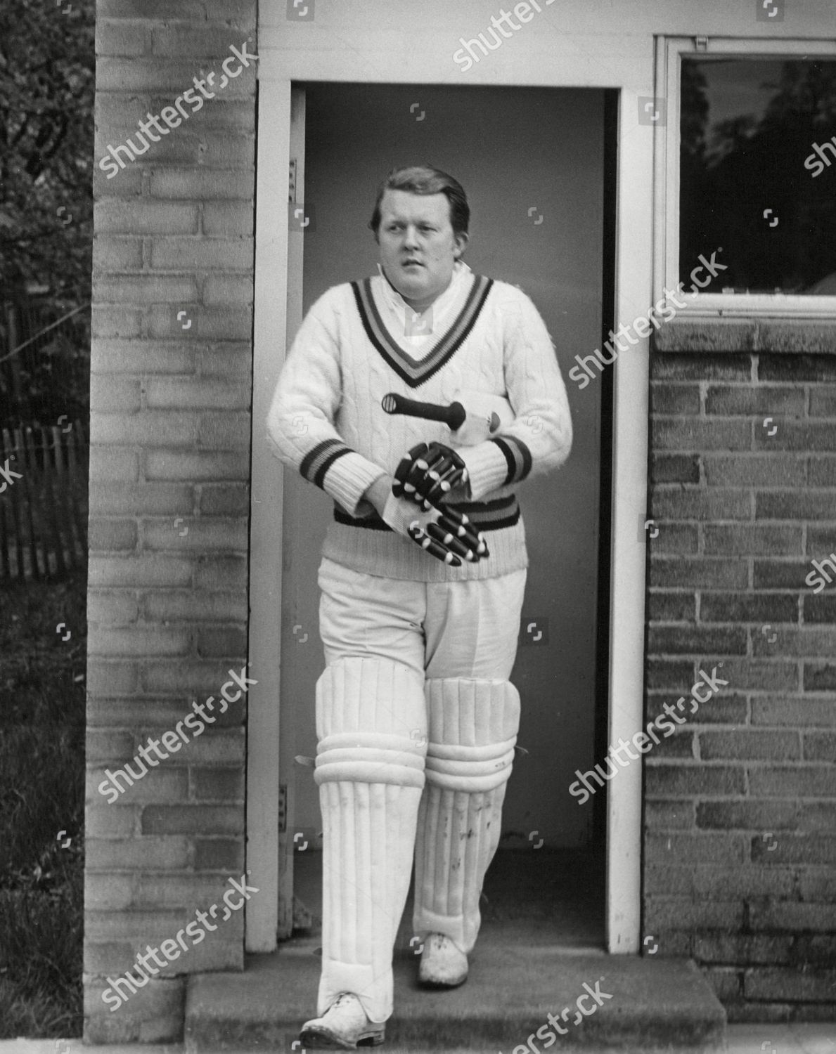 Actor Willie Rushton Coming Out Bat Editorial Stock Photo - Stock Image ...