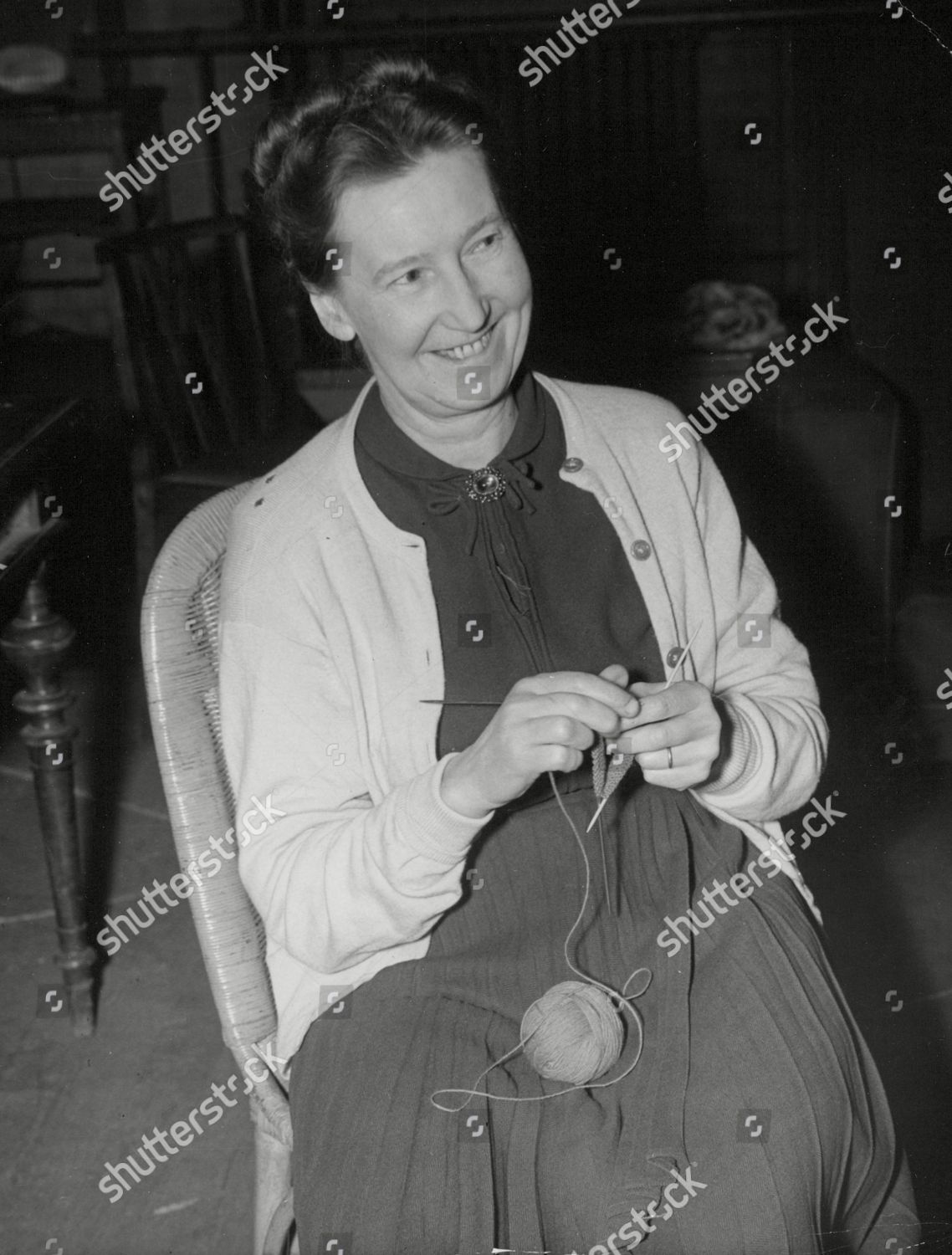 Beatrice Varley Actress Pictured During Rehearsals Editorial Stock ...